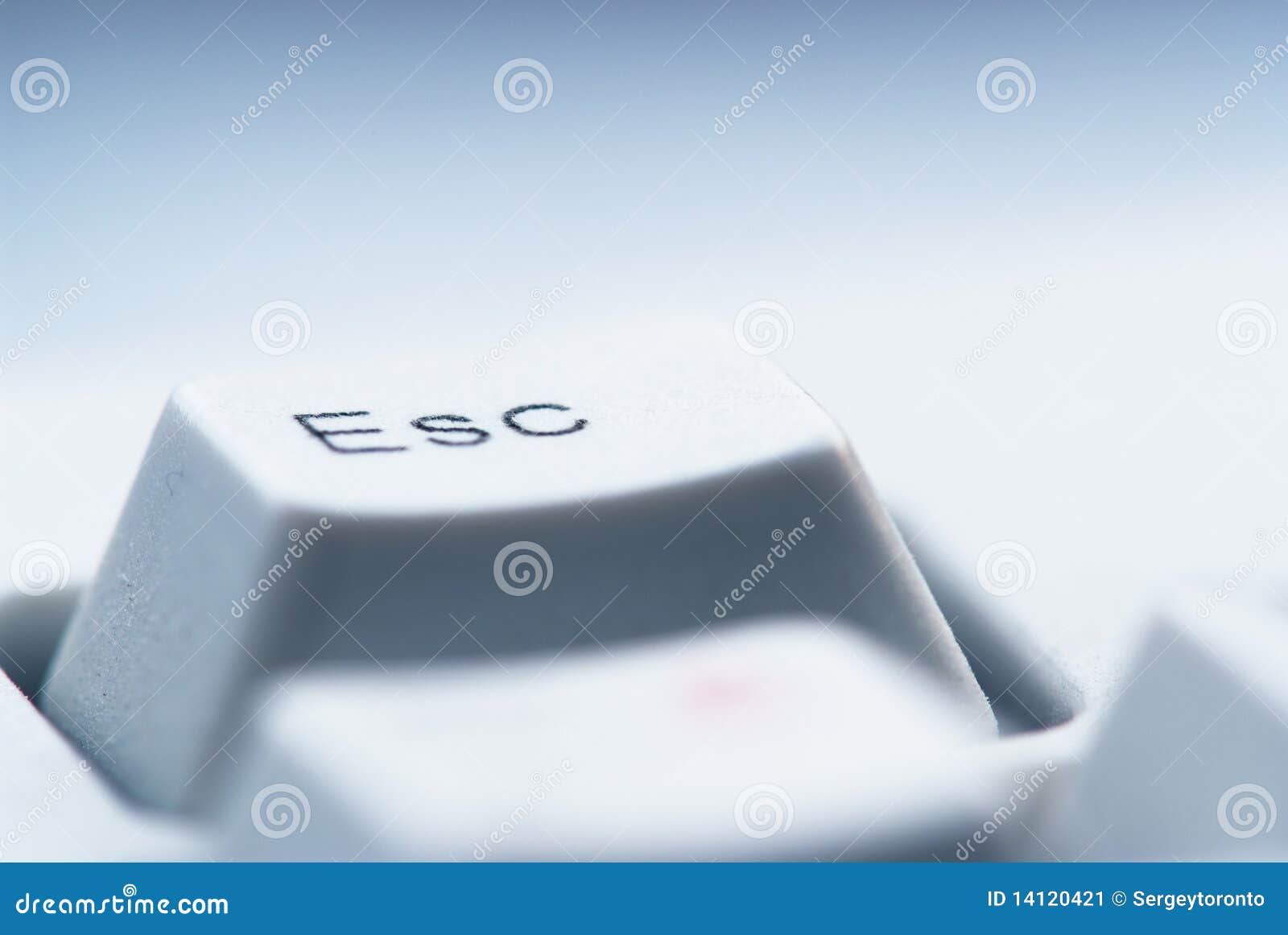Tecla Do Esc No Teclado De Computador Imagem de Stock - Imagem de prata ...