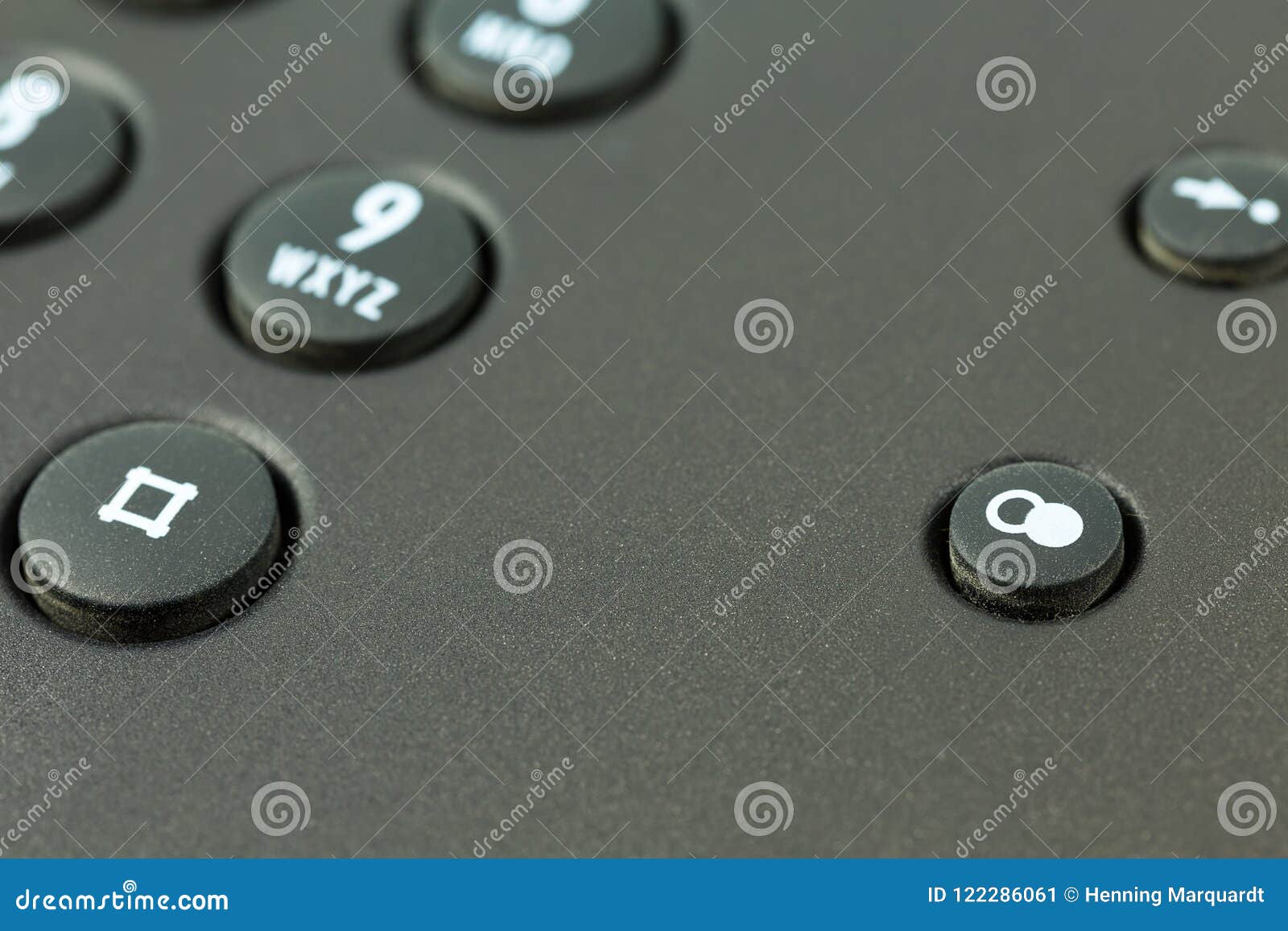 Tecla Do Redial De Um Telefone Preto Imagem de Stock - Imagem de ...