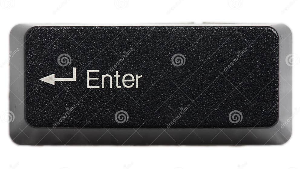 Tecla enter imagem de stock. Imagem de branco, computador - 28709477