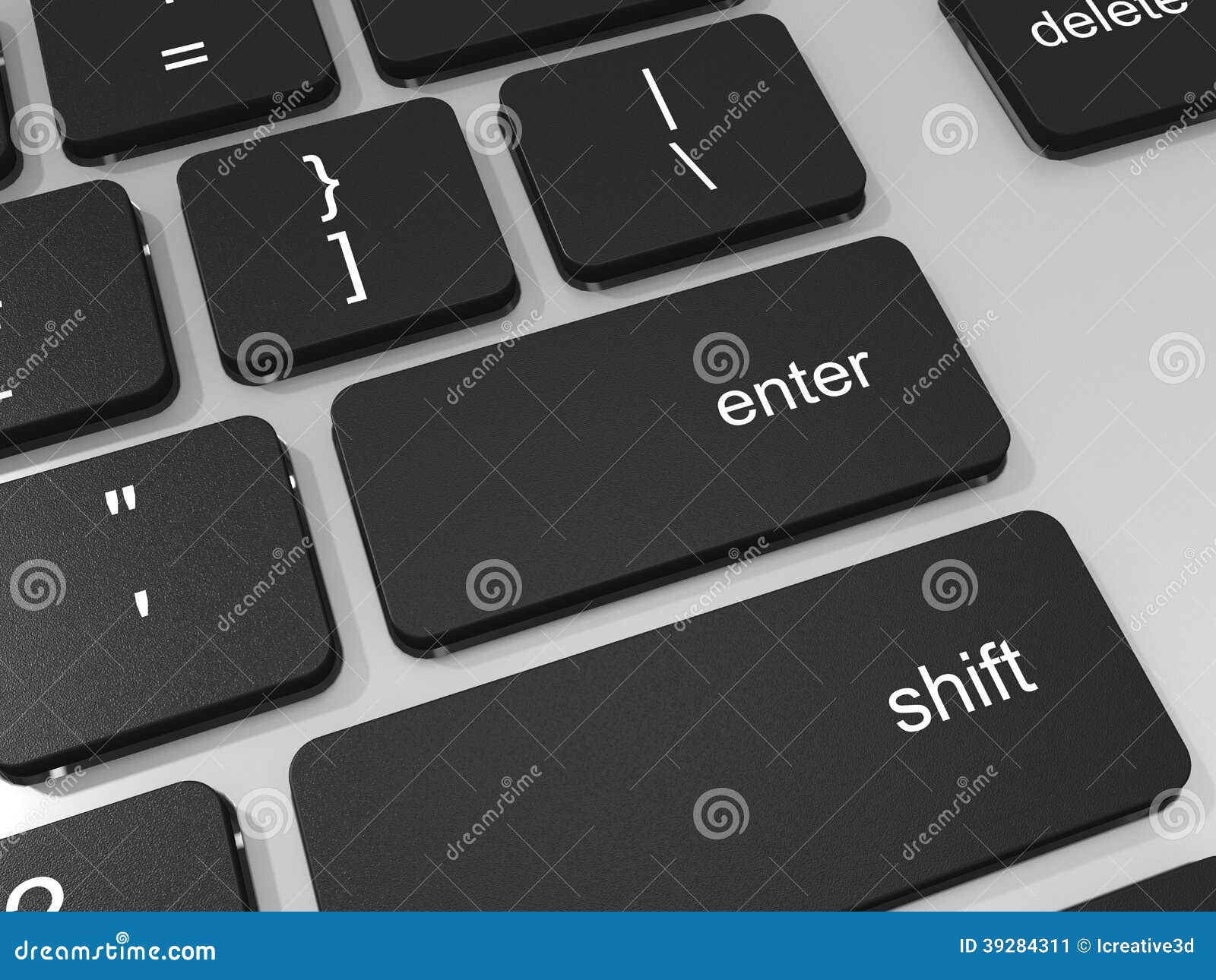 Tecla Enter No Teclado Do Laptop. Ilustração Stock - Ilustração de ...