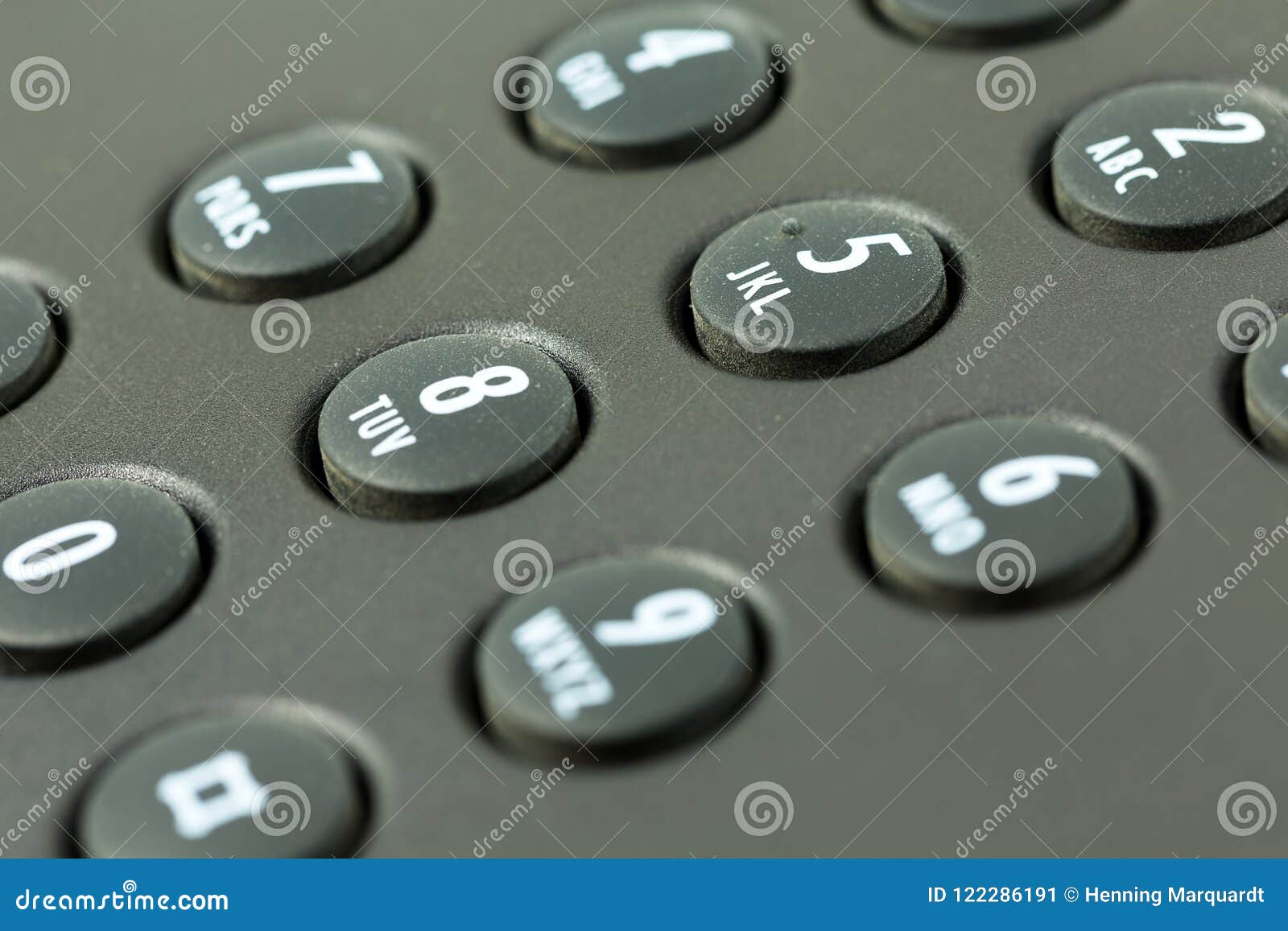 Teclado Com Mapeamento Da Letra De Um Telefone Preto Imagem de Stock ...