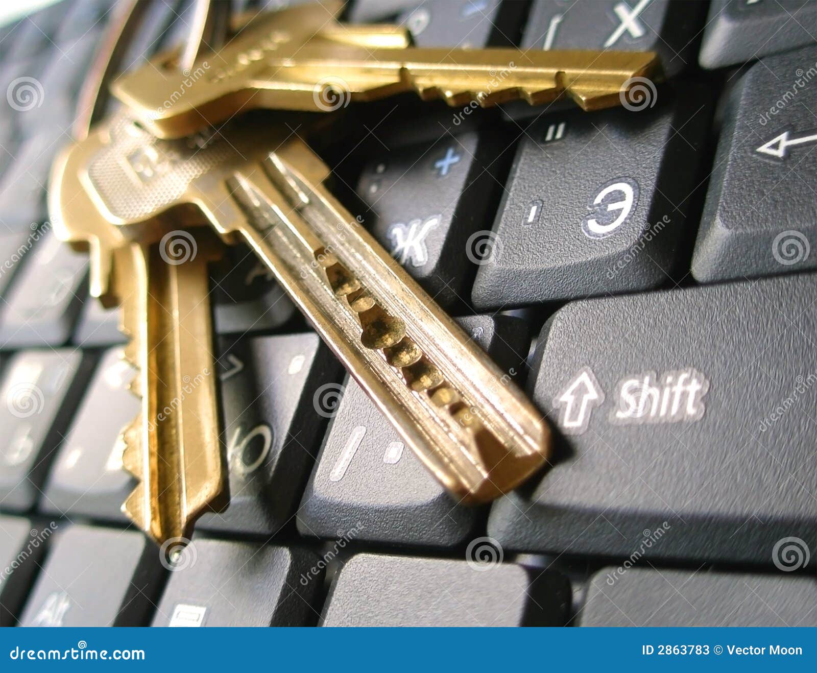 Teclado con claves imagen de archivo. Imagen de escribir - 2863783