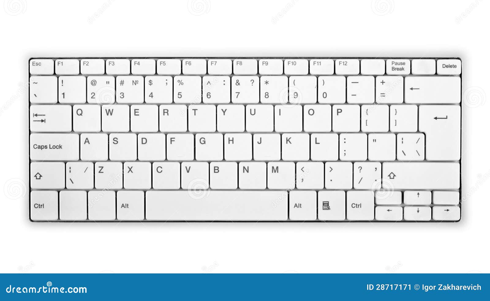 Teclado De Ordenador Moderno Imagen de archivo - Imagen de parte ...