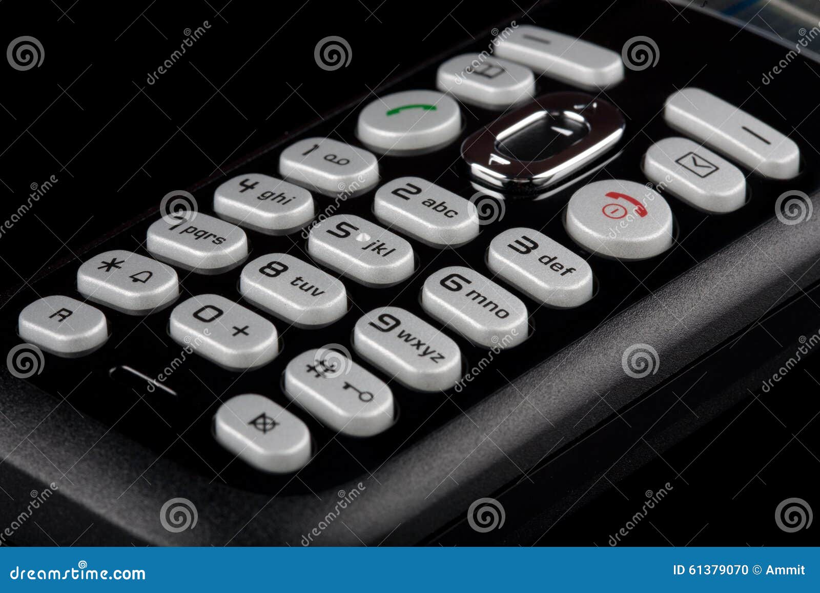 Teclado Del Teléfono Aislado Foto de archivo - Imagen de llamada ...