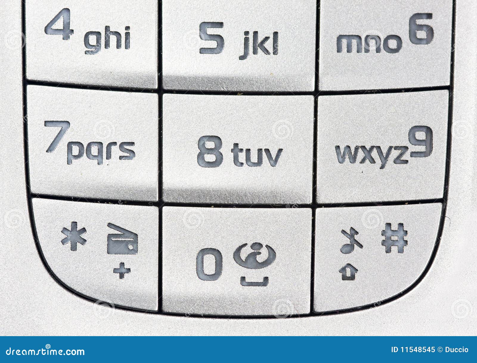 Teclado Del Teléfono Móvil Foto de archivo libre de regalías - Imagen ...