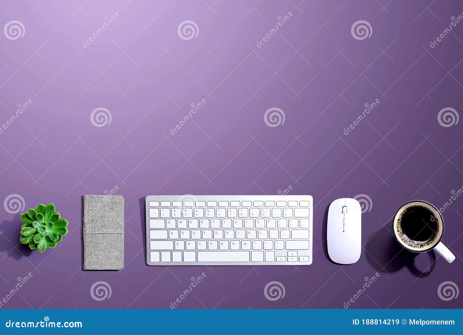 Teclado E Mouse Do Computador De Cima Imagem de Stock - Imagem de mesa ...