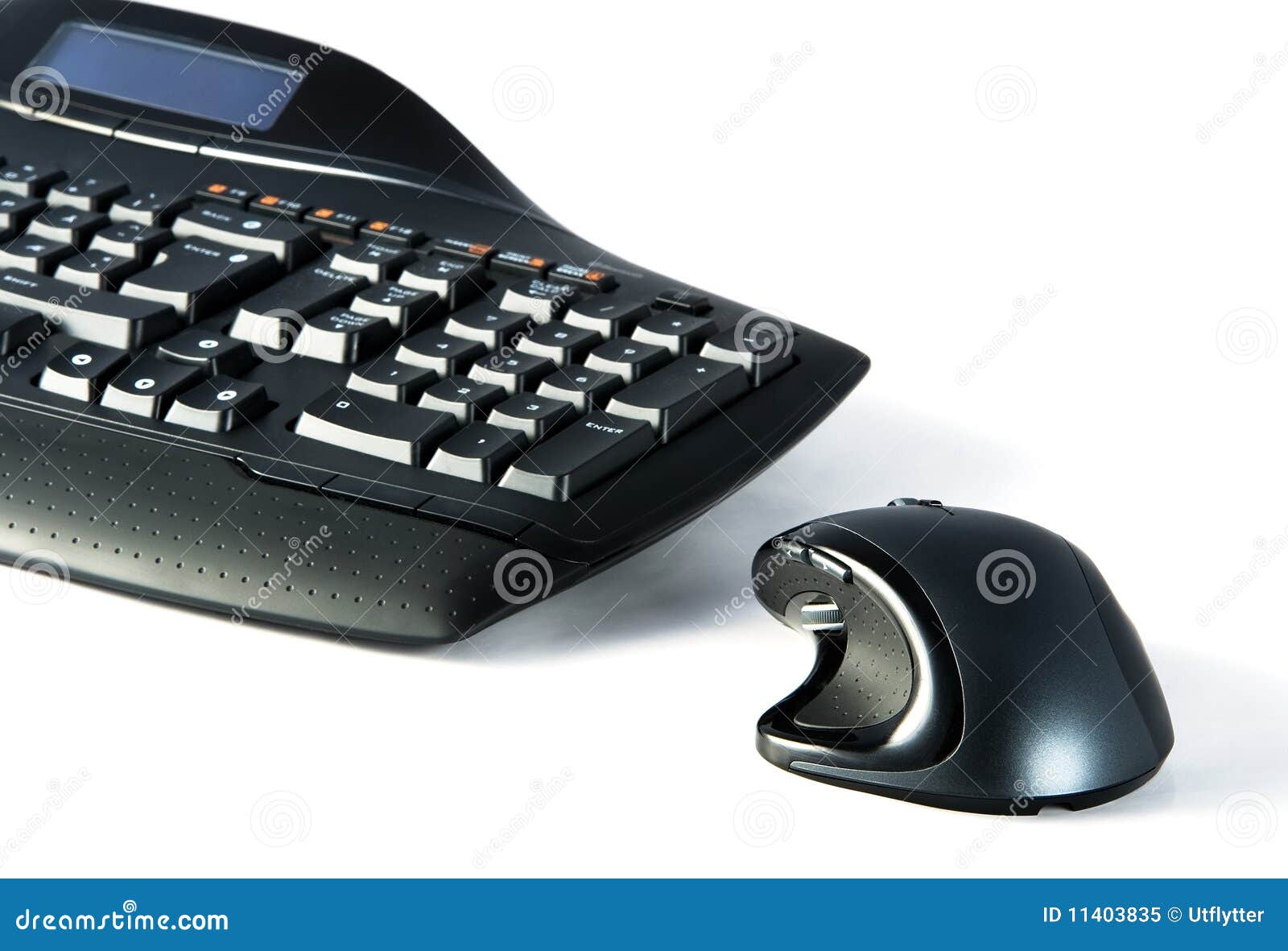 Teclado E Rato No Fundo Branco Imagem de Stock - Imagem de tecnologia ...