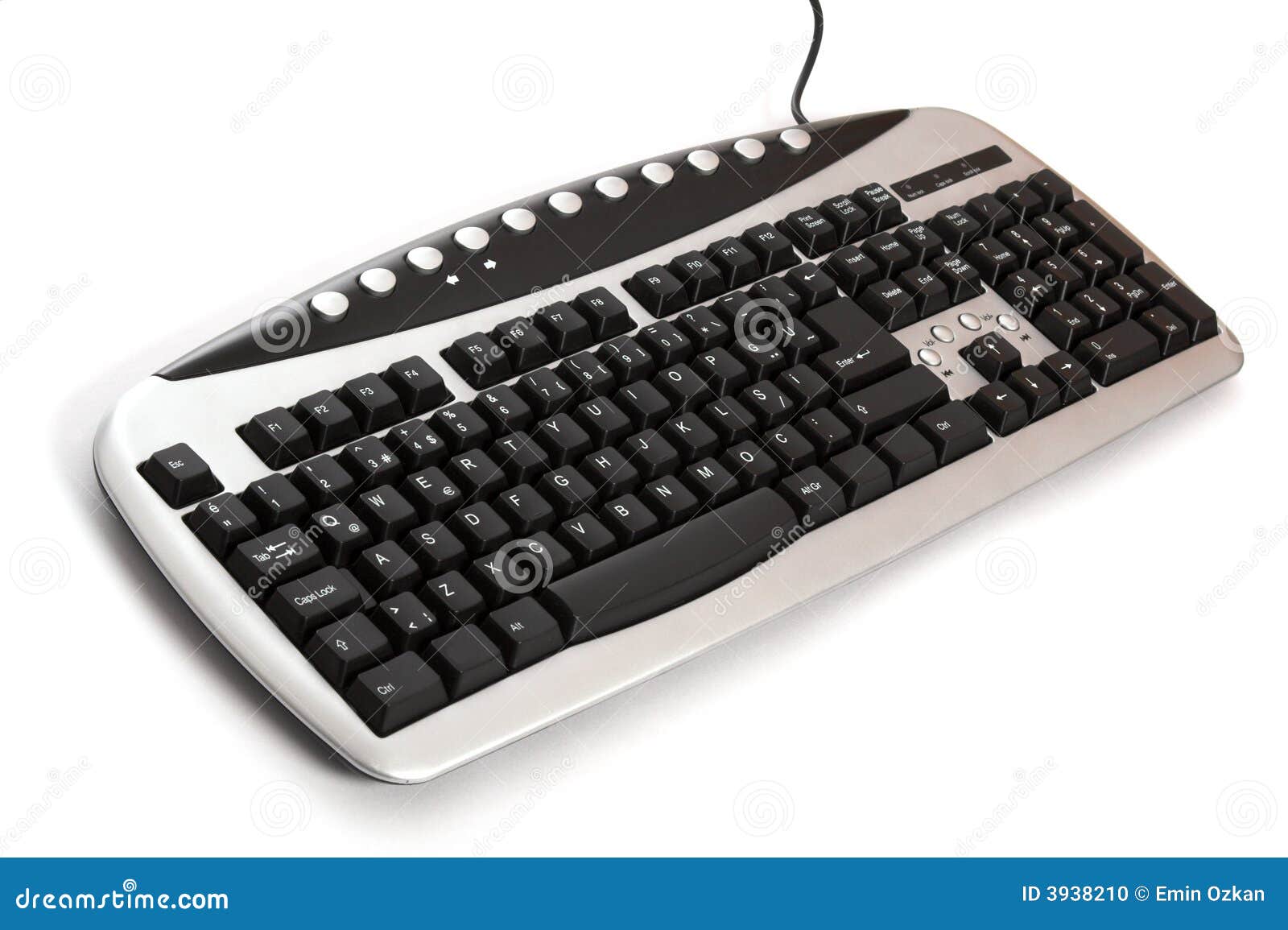 Teclado en blanco foto de archivo. Imagen de datos, teclado - 3938210