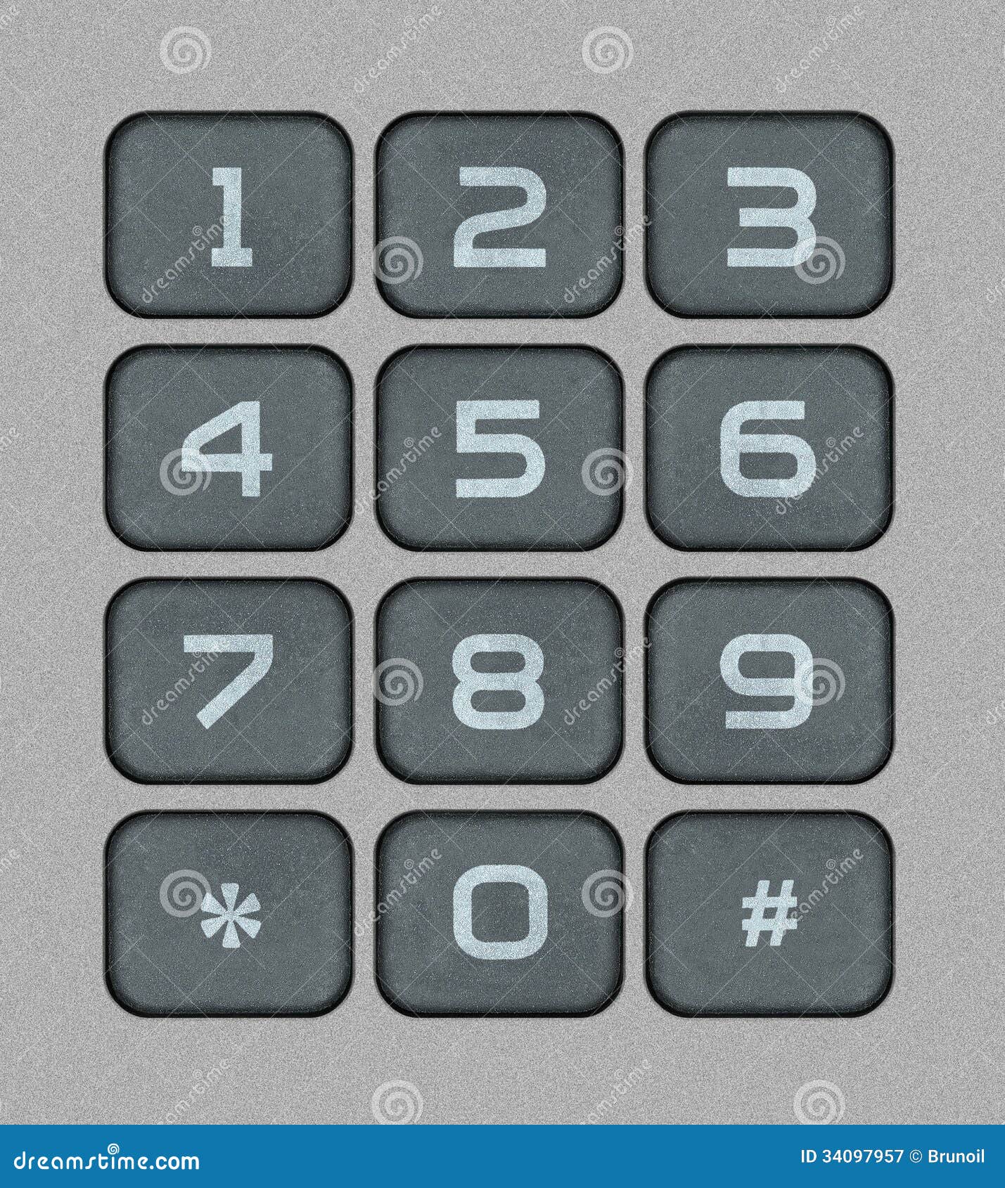 Teclado numérico imagen de archivo. Imagen de botones - 34097957