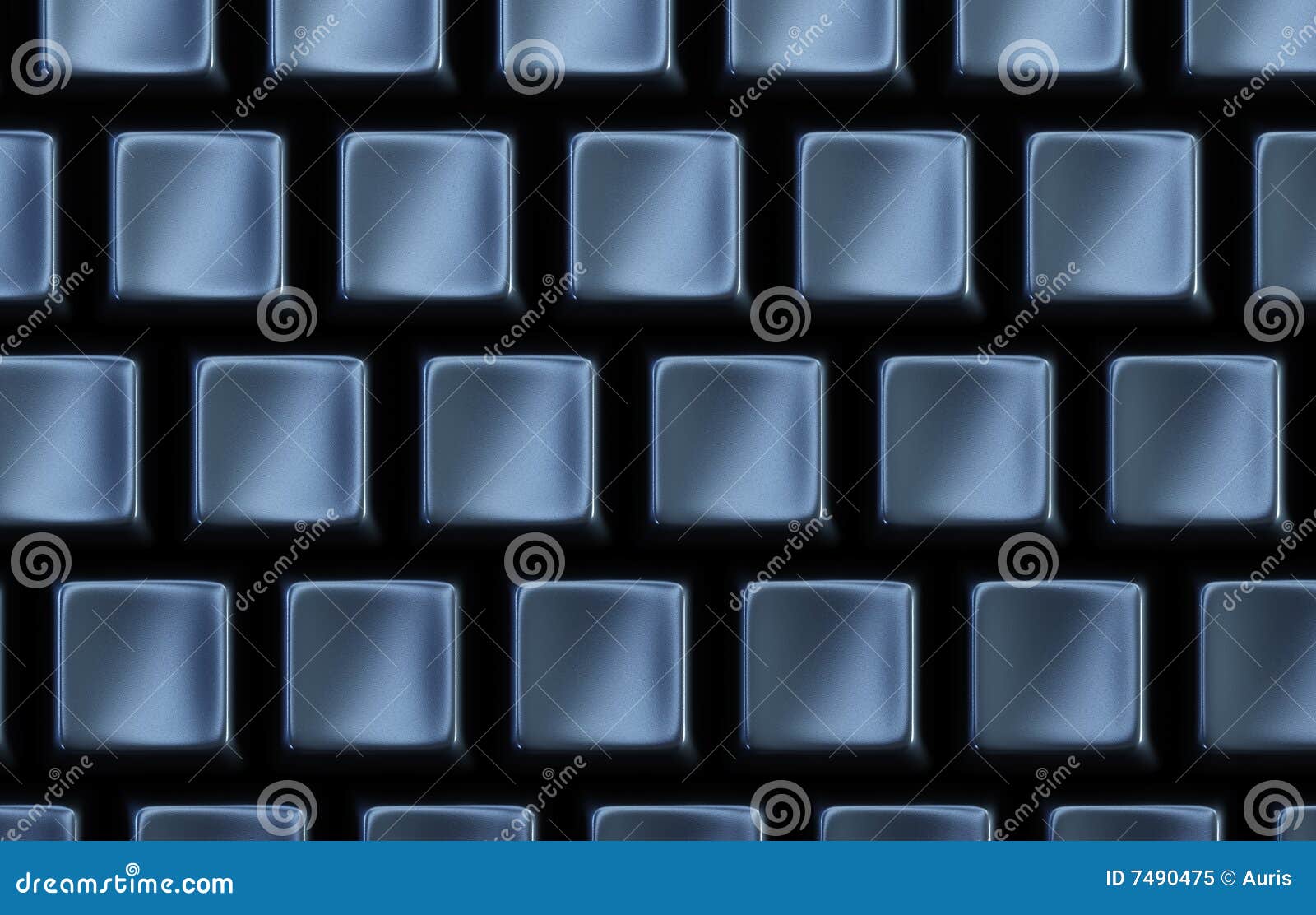 Teclado preto sem letras ilustração stock. Ilustração de entre - 7490475