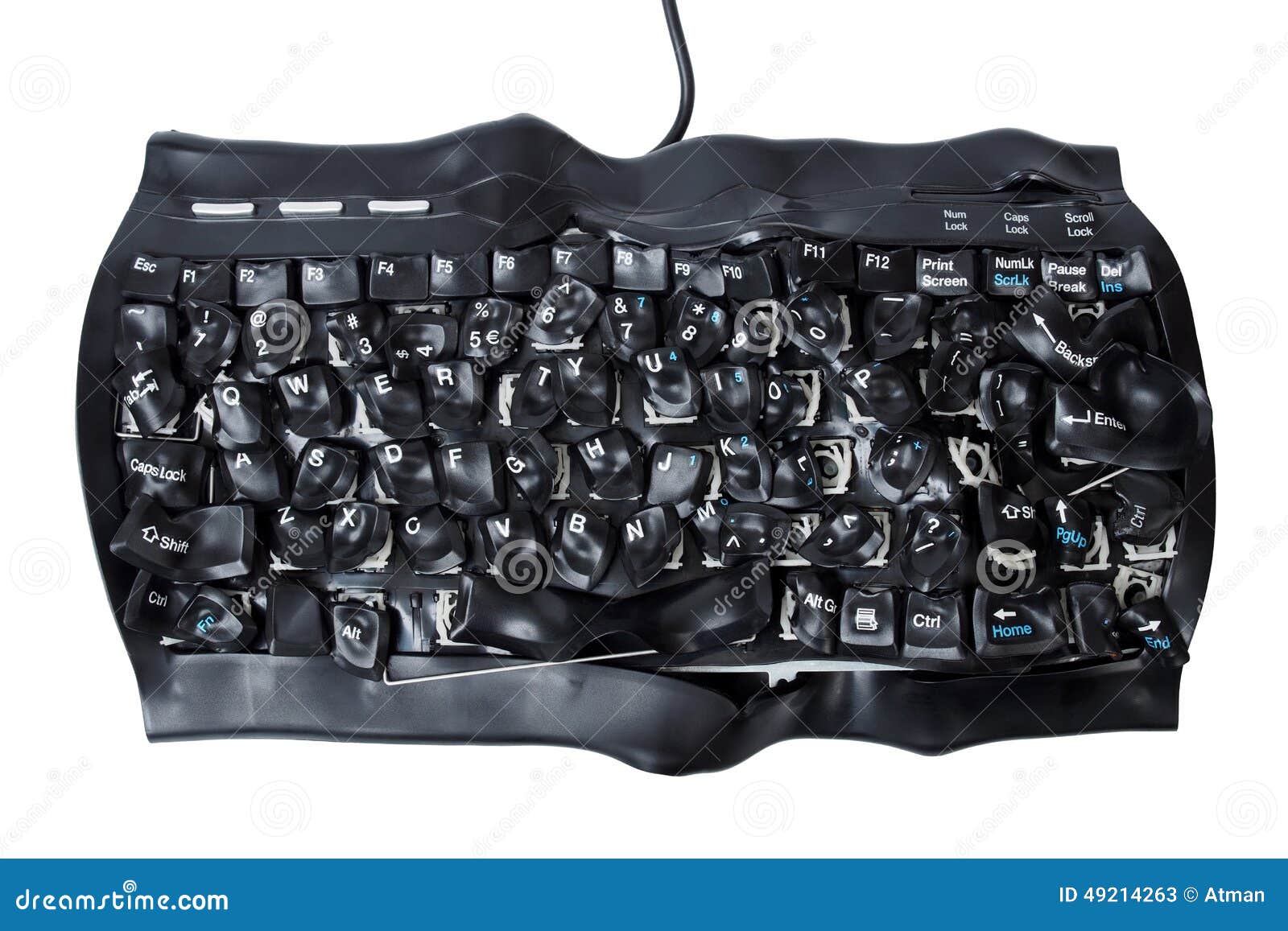 Teclado queimado imagem de stock. Imagem de chave, teclado - 49214263