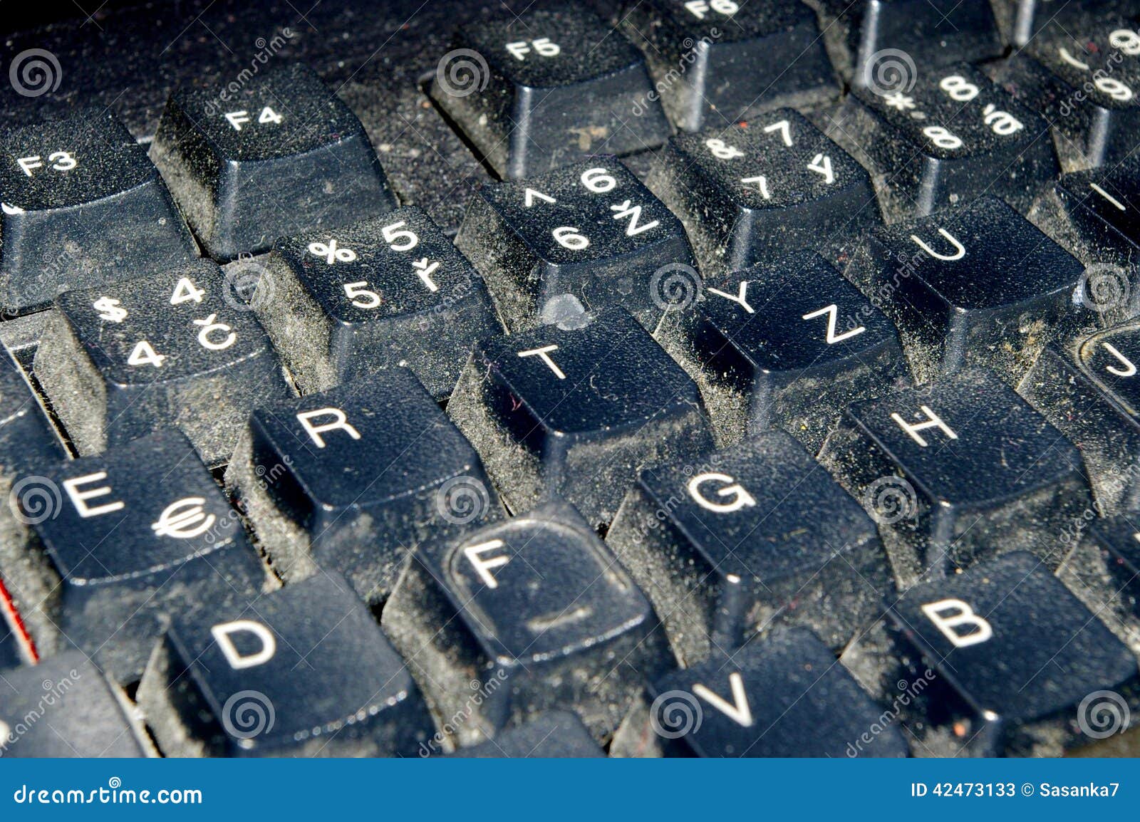 Teclado sucio imagen de archivo. Imagen de conecte, retroceso - 42473133