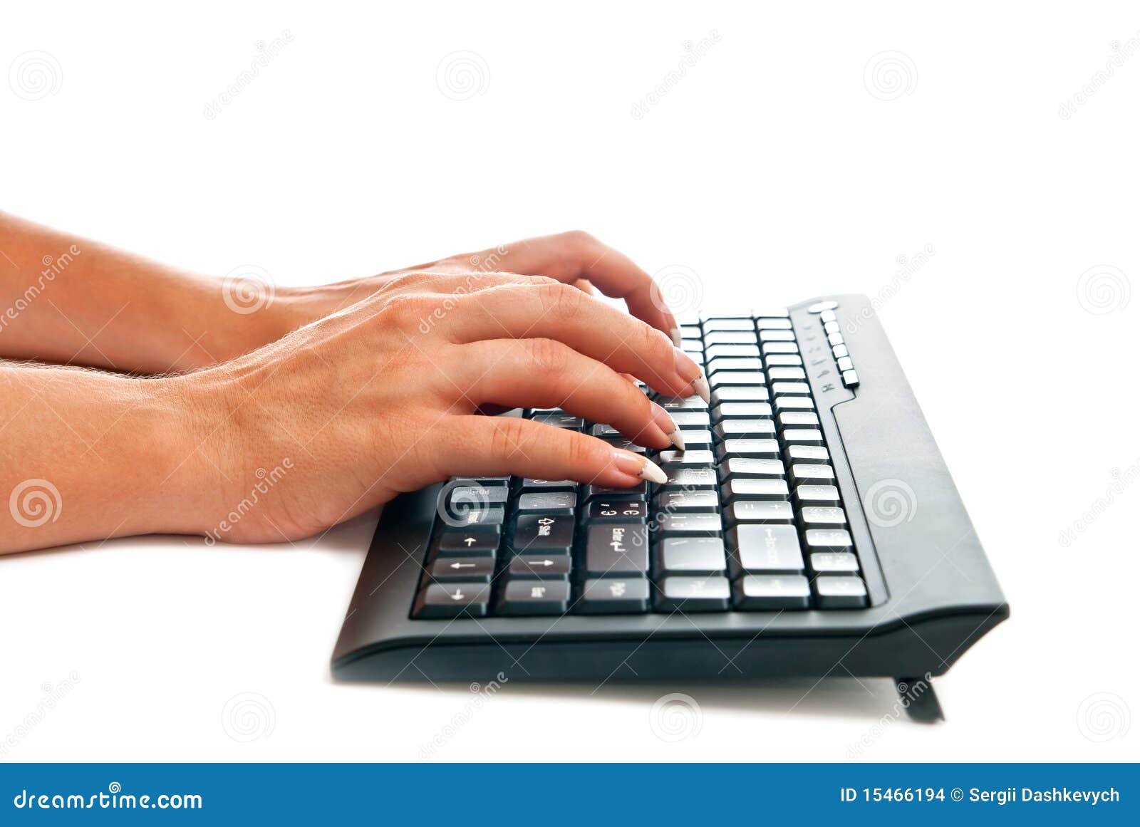 Teclado y manos foto de archivo. Imagen de accesibilidad - 15466194