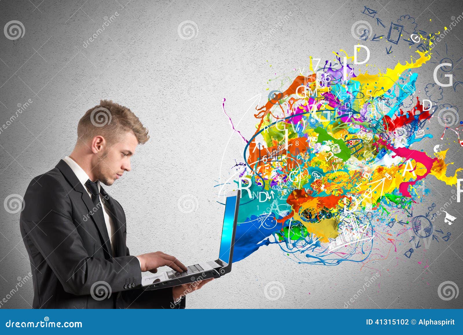 Tecnologia creativa foto de stock. Imagem de computador - 41315102