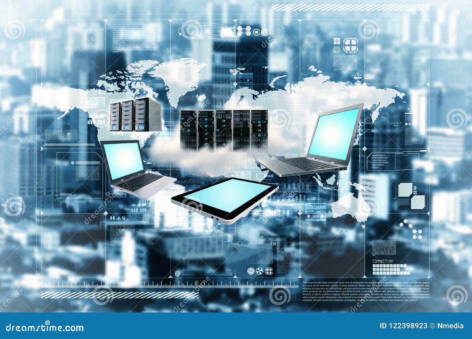 Tecnologia Da Nuvem Do Internet Imagem de Stock - Imagem de conceito ...