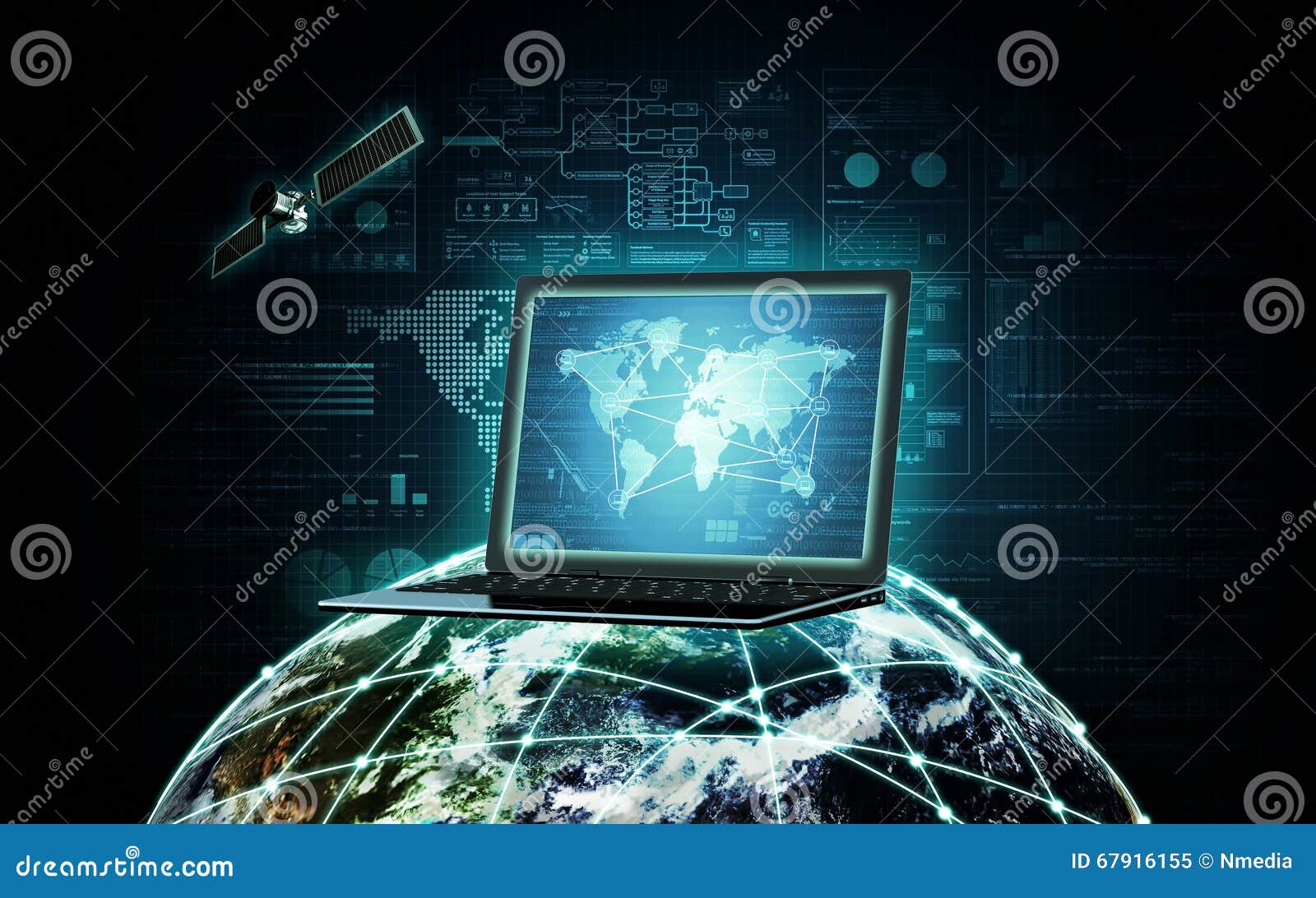 Tecnologia Dell'informazione Di Internet Immagine Stock - Immagine di ...