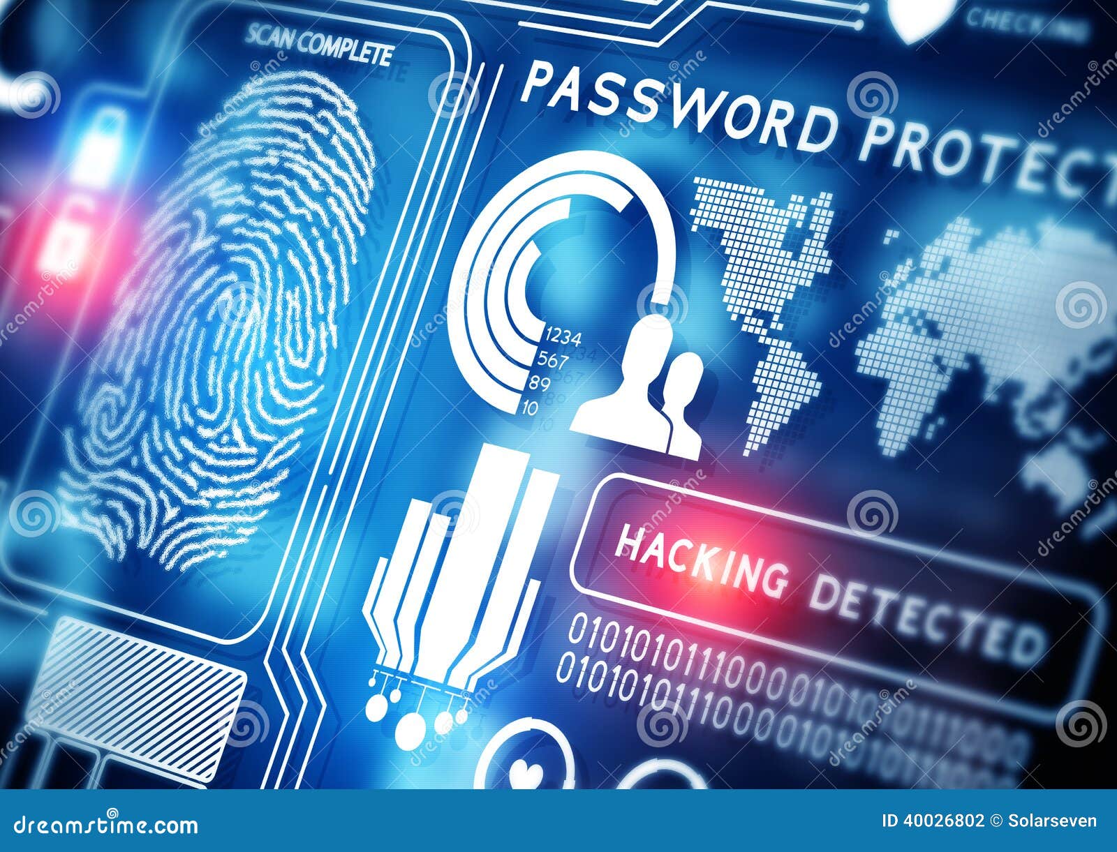 Tecnologia Di Sicurezza Online Fotografia Stock - Immagine di internet ...