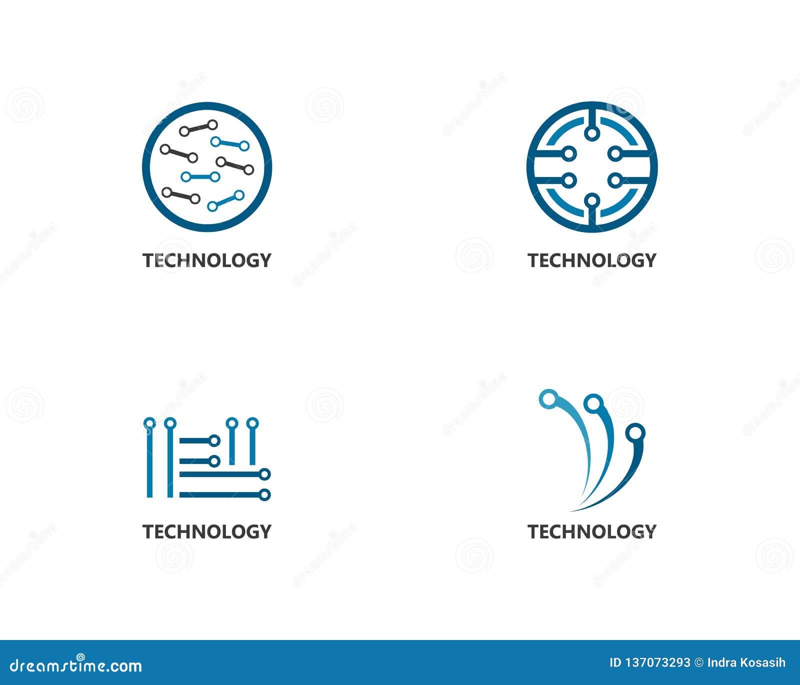 Tecnologia Do Logotipo Do Vetor Ilustração do Vetor - Ilustração de ...
