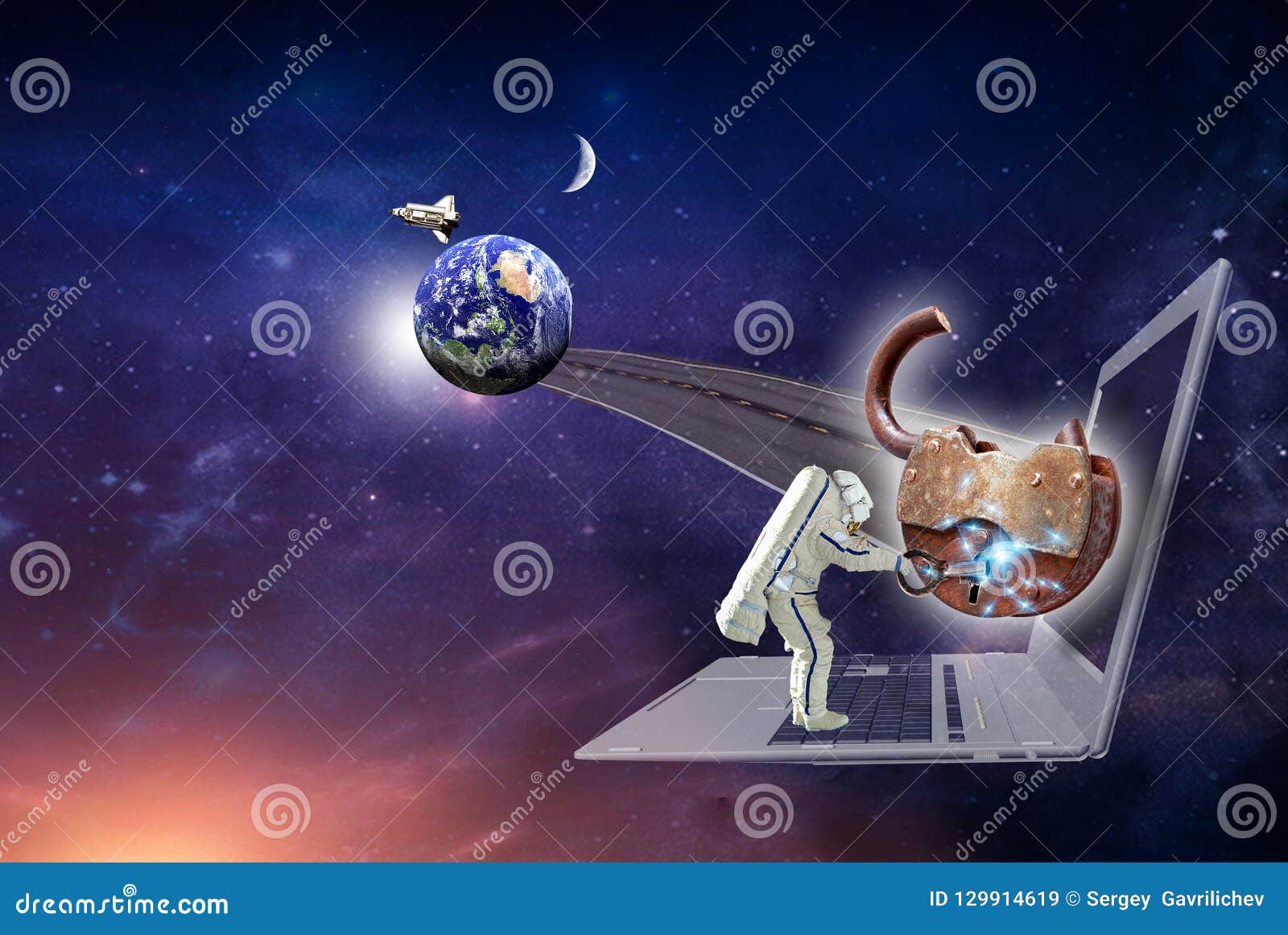 Tecnologie Informatiche Della Rete Di Internet Immagine Stock ...