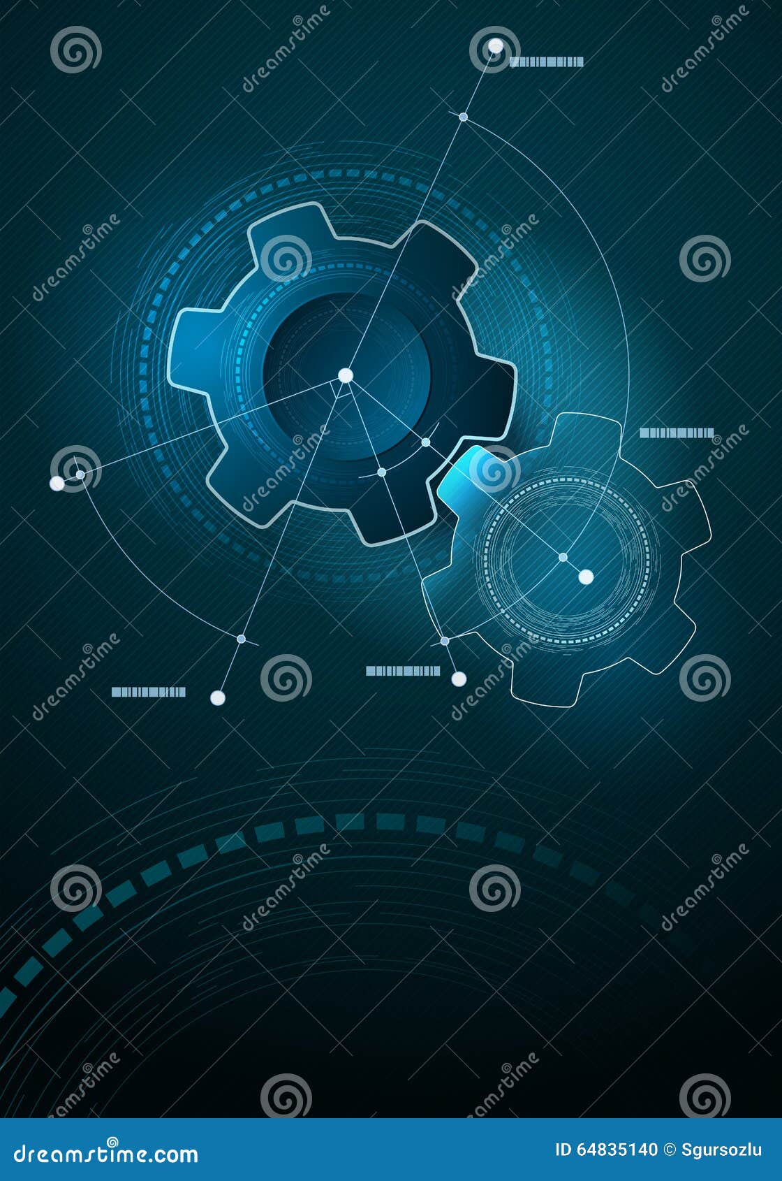 Tecnology concept design stock vector. Illustration of business - 64835140