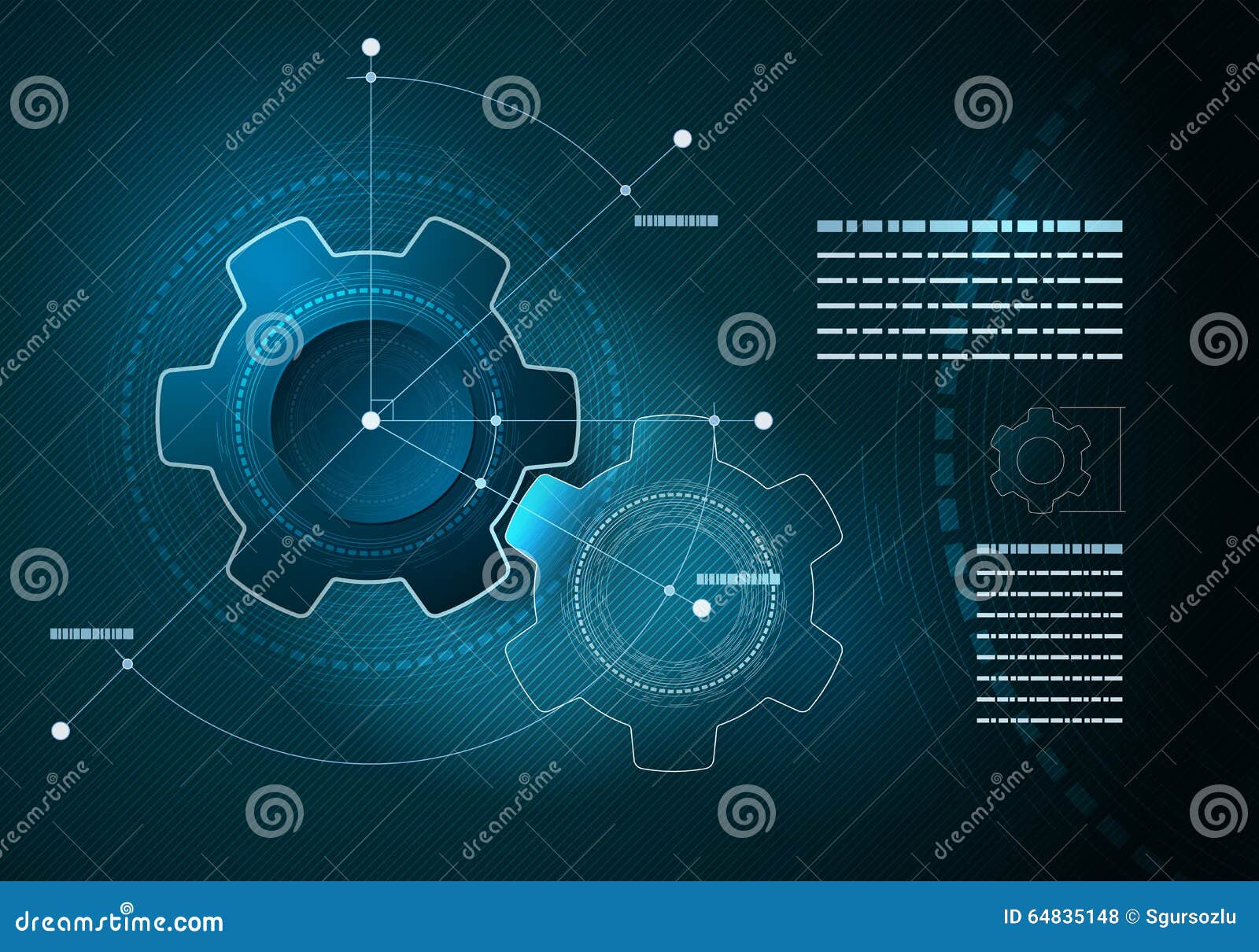 Tecnology concept design stock vector. Illustration of message - 64835148
