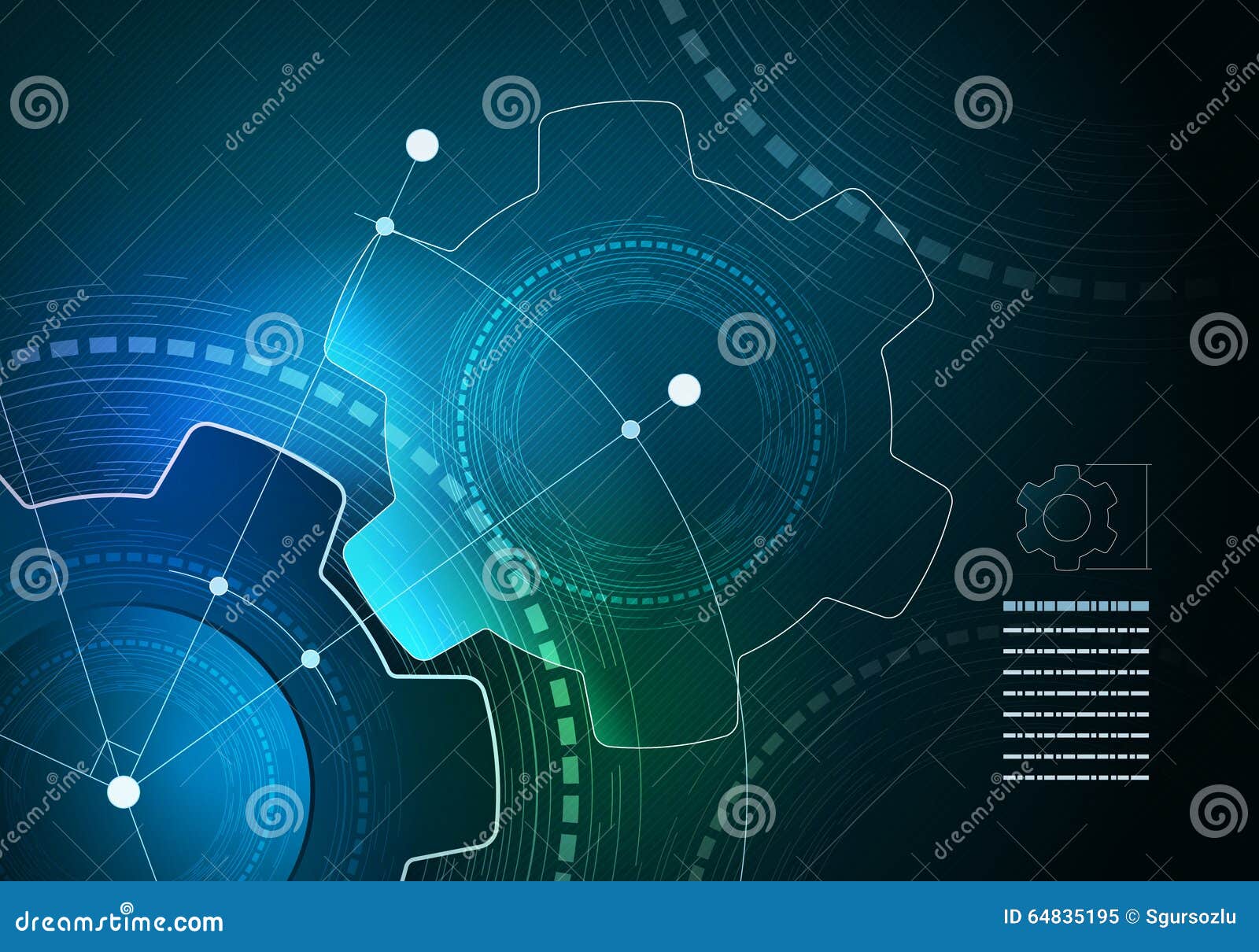 Tecnology concept design stock vector. Illustration of digital - 64835195