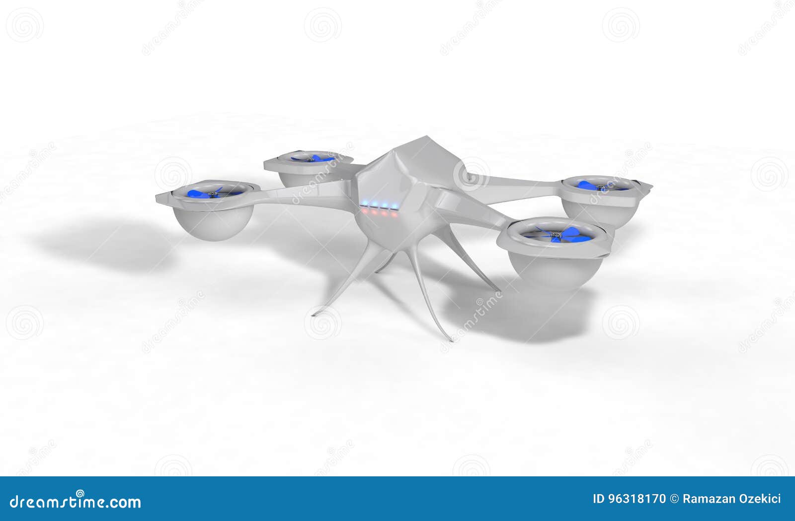 Tecnology Drone Model, 3d Stock Photography | CartoonDealer.com #96318170