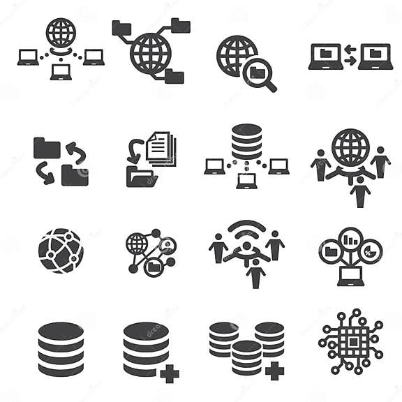 Tectnology and data icon stock vector. Illustration of analysis - 55399473