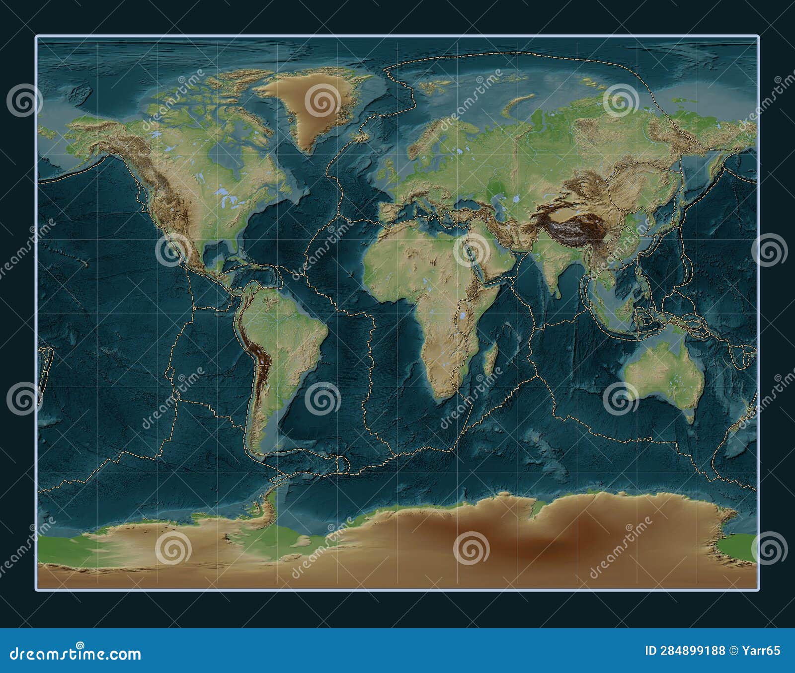 Tectonic Plate Boundaries on the World Wiki Map - 0 PM. Gall Ste Stock ...