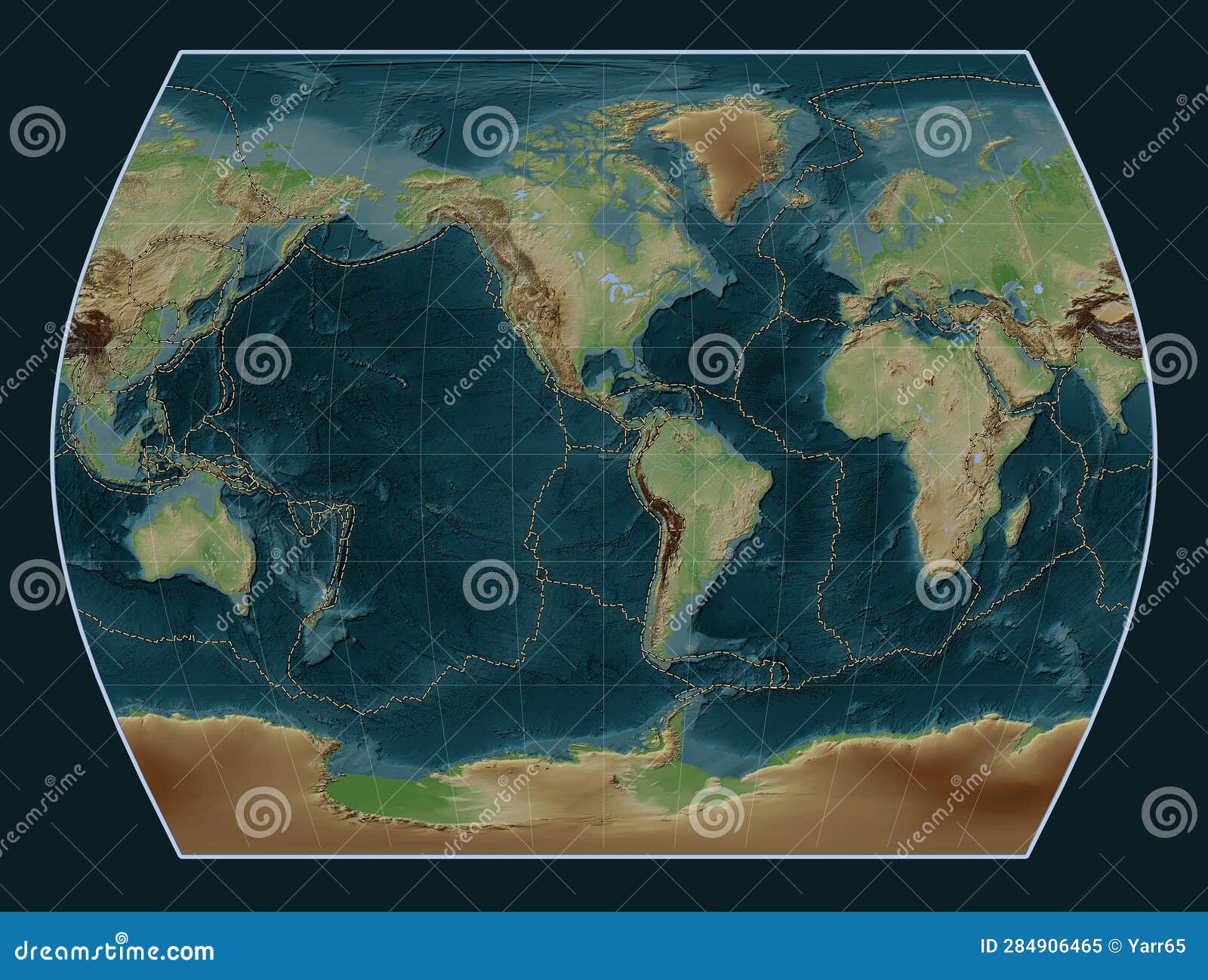 Tectonic Plate Boundaries on the World Wiki Map - -90 PM. Times Stock Illustration ...
