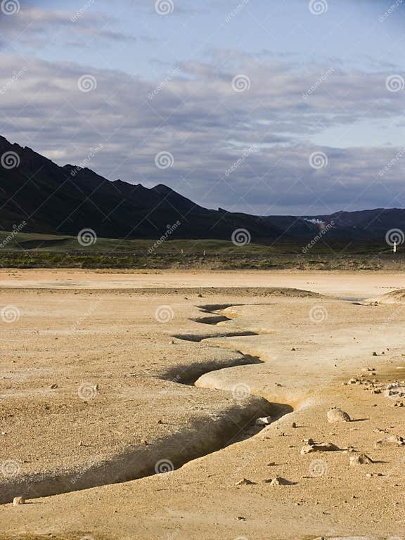 Tectonic plate crack stock image. Image of volcano, amazing - 17023615
