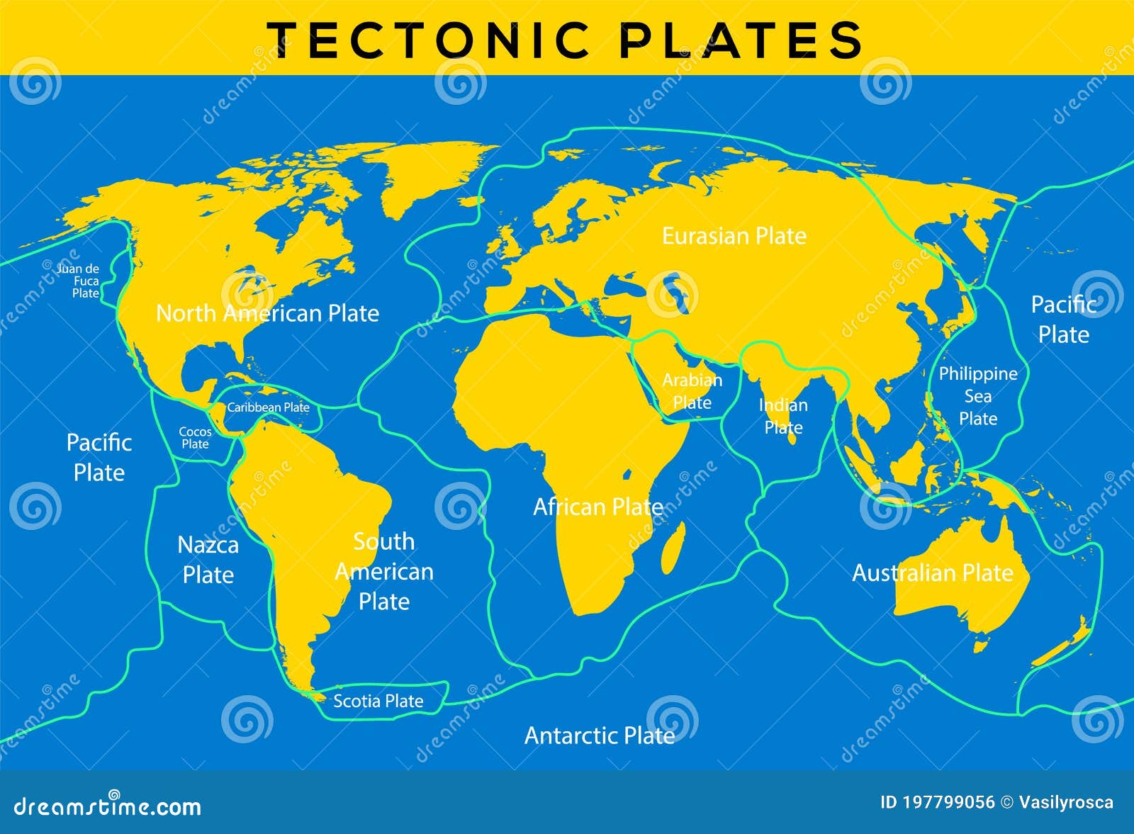 Tectonic Plate Earth Map. Continental Ocean Pacific, Volcano ... Tectonic Plate Earth Map. Continental Ocean Pacific, Volcano ...