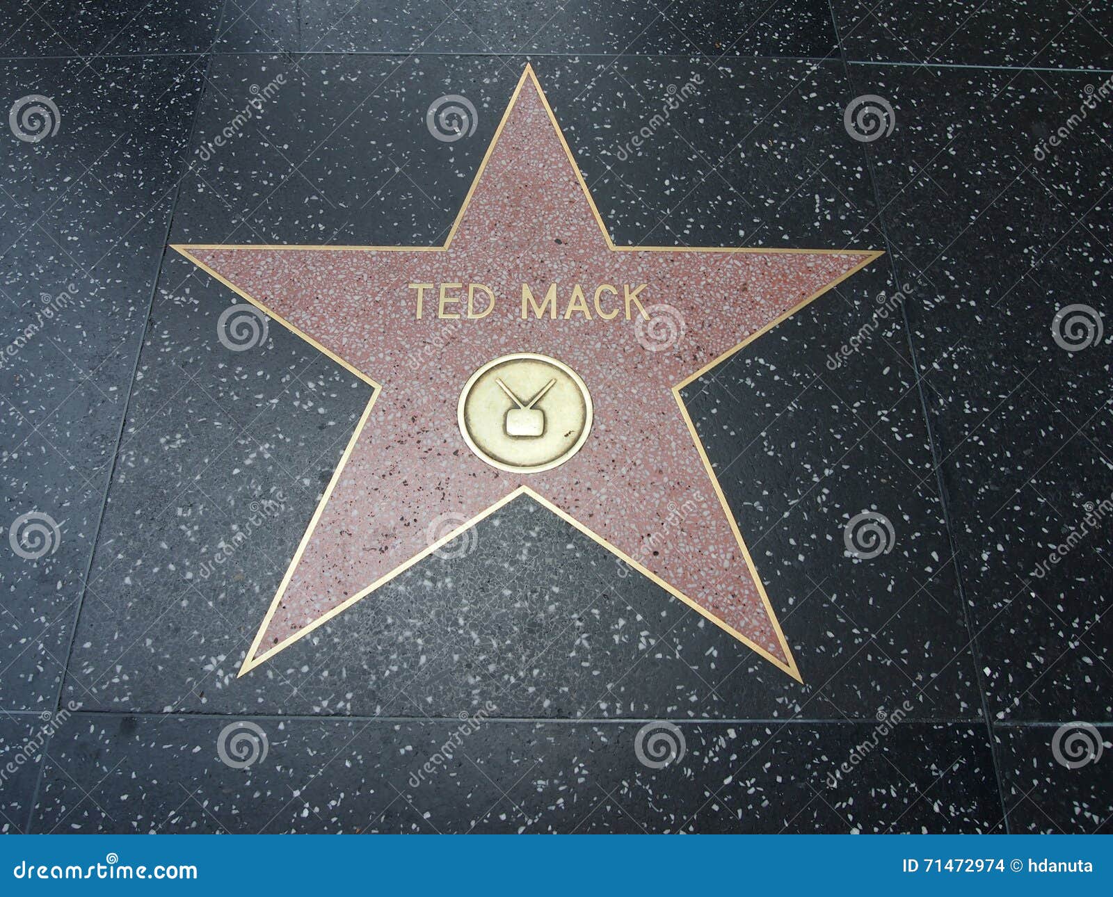 Ted Mack star in hollywood editorial stock image. Image of mack - 71472974