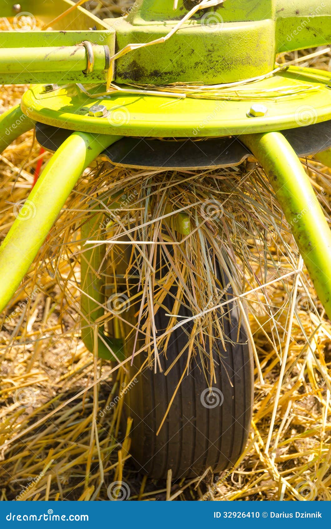 Tedder (machine) stock photo. Image of fodder, farming - 32926410