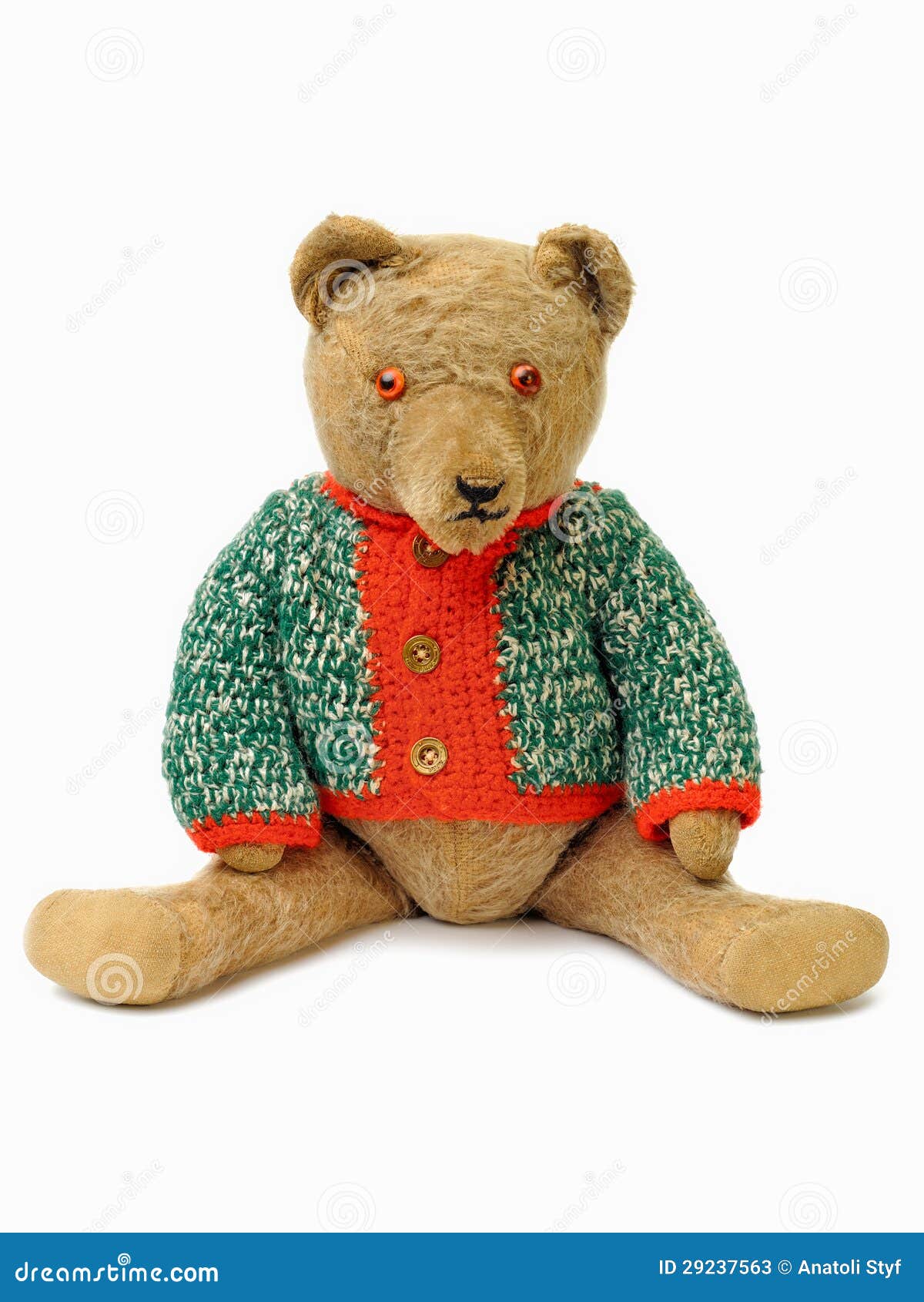 Teddy stock afbeelding. Image of klein, speelgoed, weinig - 29237563