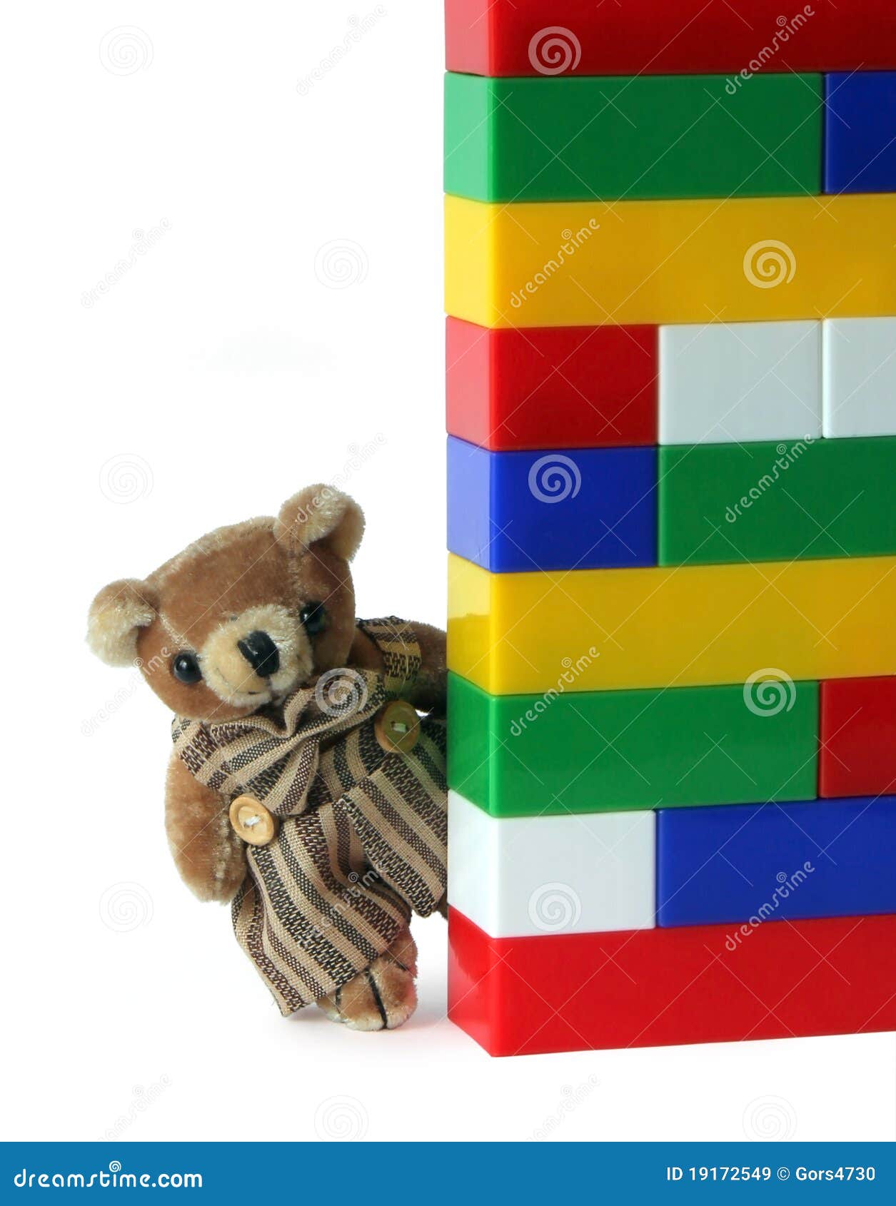 Teddy Bear stock image. Image of blocks, multicolored - 19172549
