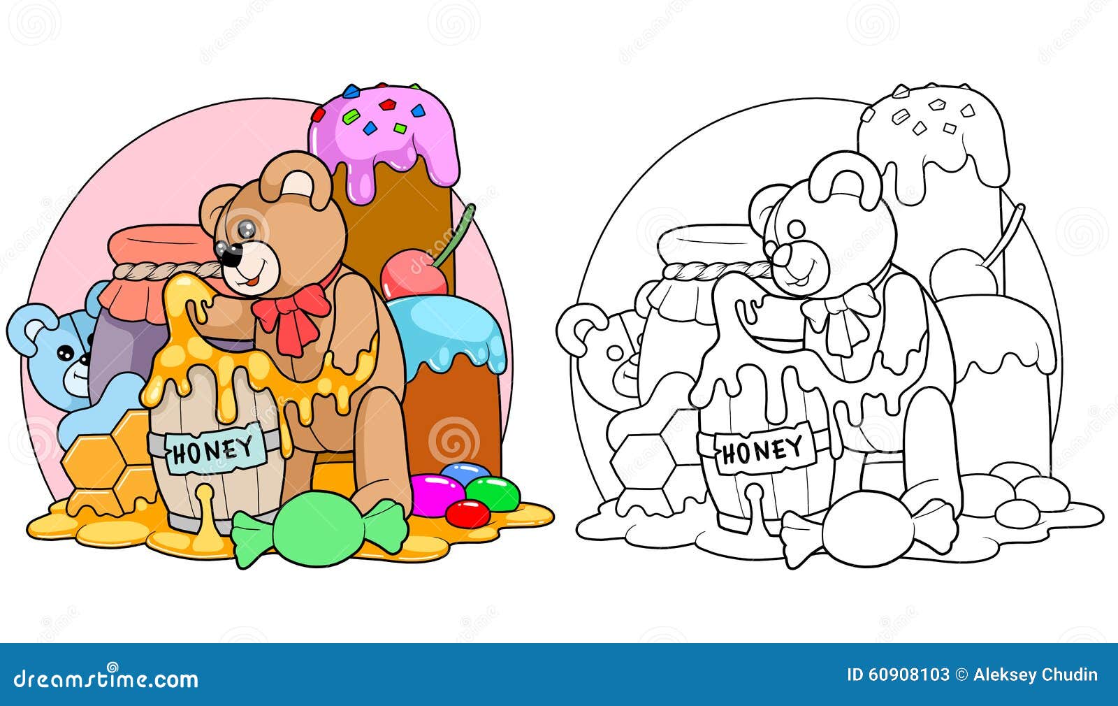 Teddy Bear stock de ilustración. Ilustración de juguete - 60908103