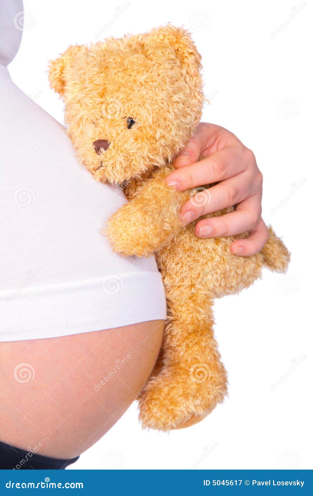 Teddy bear and belly stock image. Image of enjoy, holding - 5045617