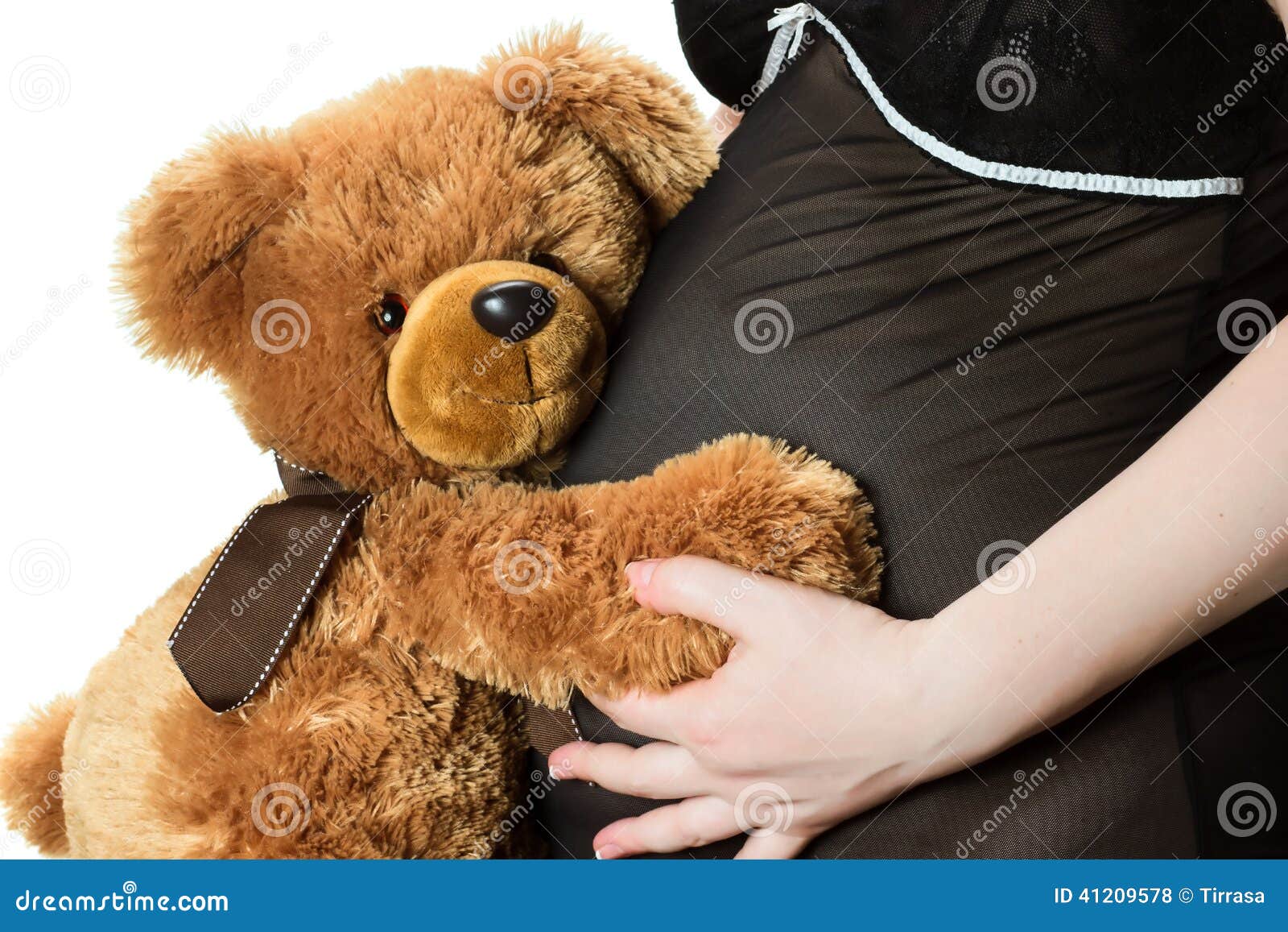 Teddy bear and belly stock photo. Image of child, teddy - 41209578