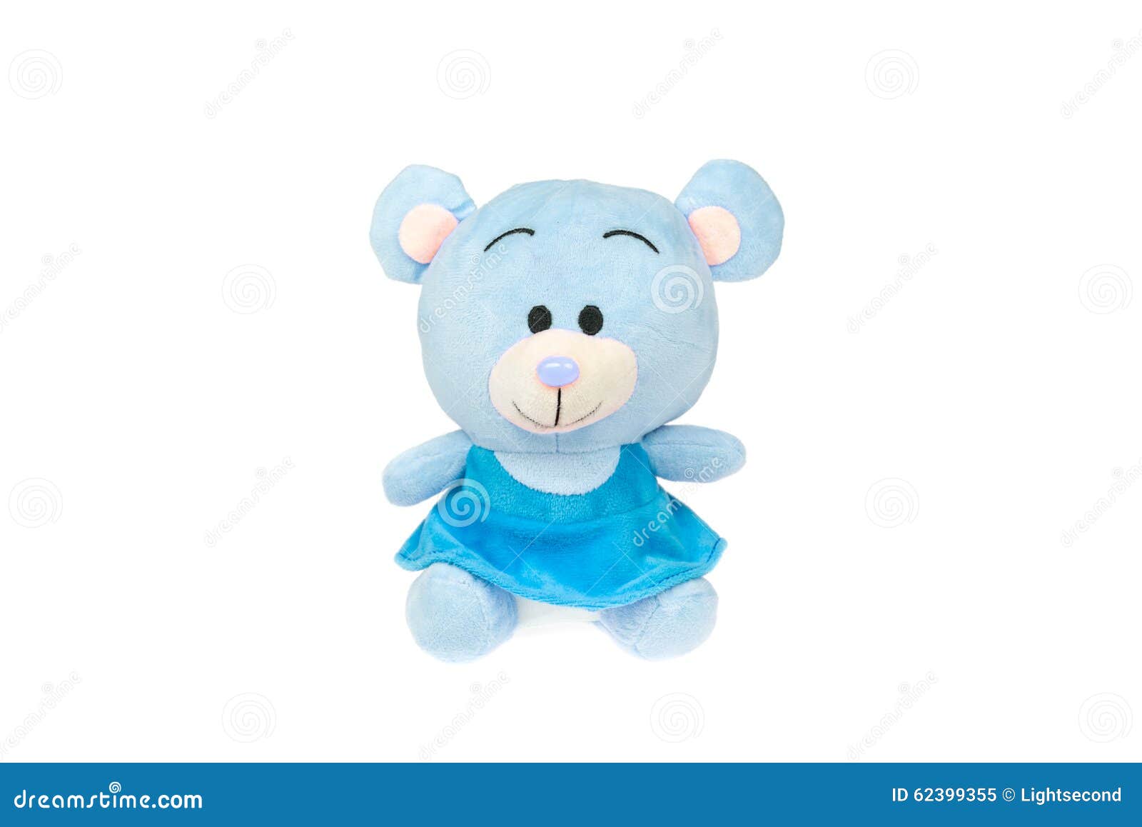 Teddy Bear Blue Little Cute Stock Image - Image of bear, decoration ...