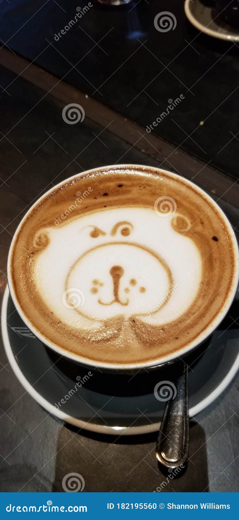 Teddy Bear Coffee stock photo. Image of food, drink - 182195560