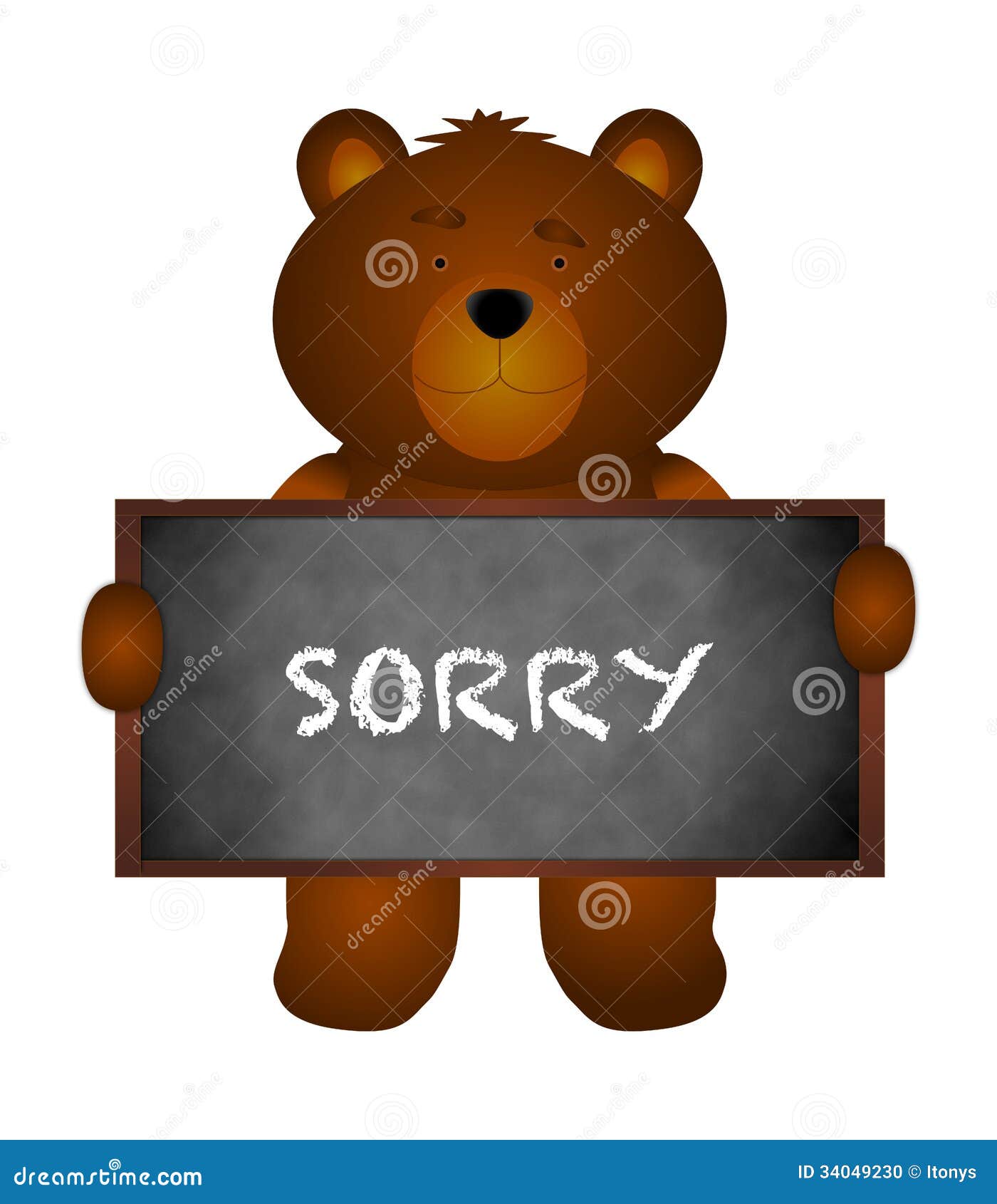 Teddy Bear stock illustration. Illustration of statement - 34049230