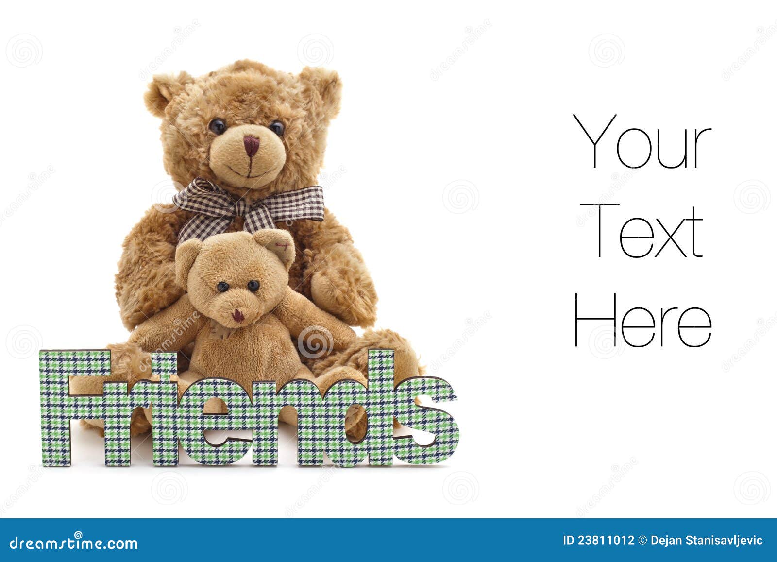 Teddy Bear Friendship stock photo. Image of friendship - 23811012
