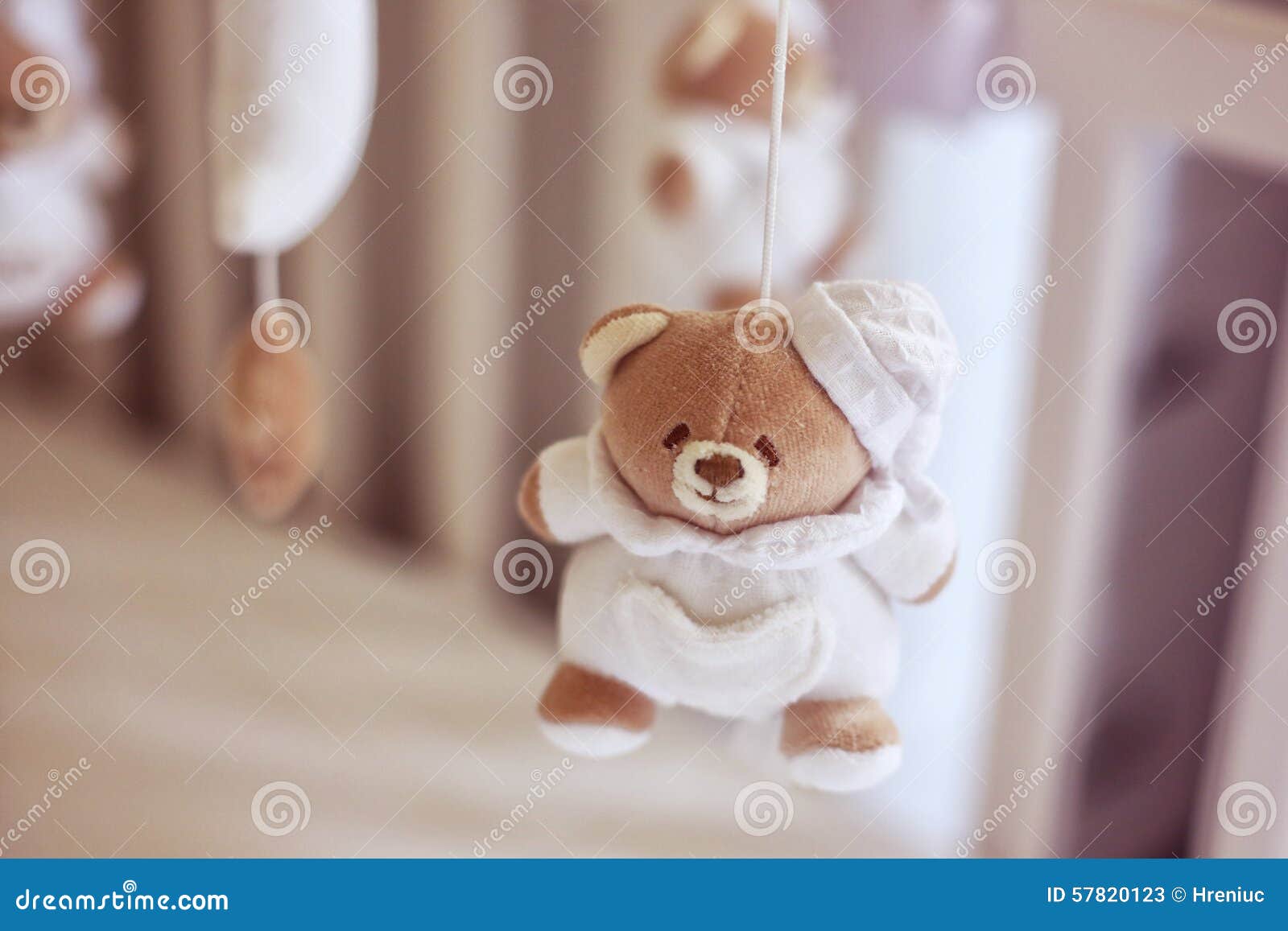Teddy bear hanging stock image. Image of loneliness, loving - 57820123