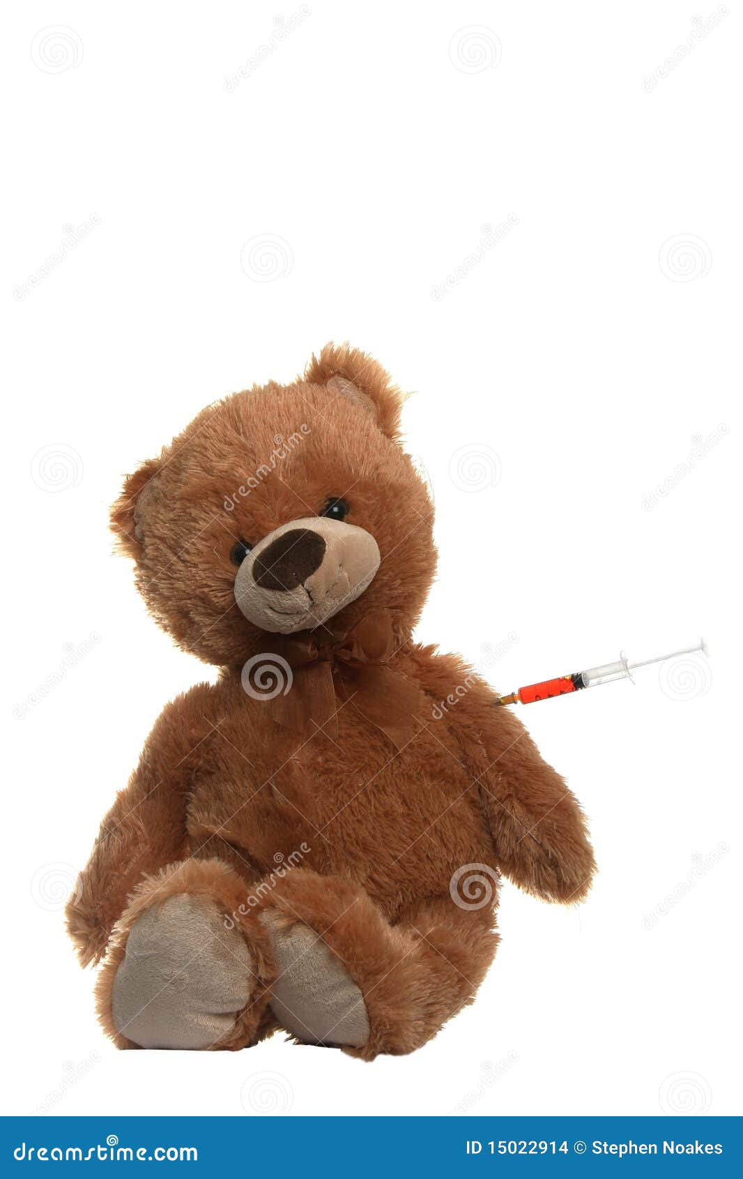 Teddy Bear Having Injection Stock Photo - Image of animal, fluffy: 15022914