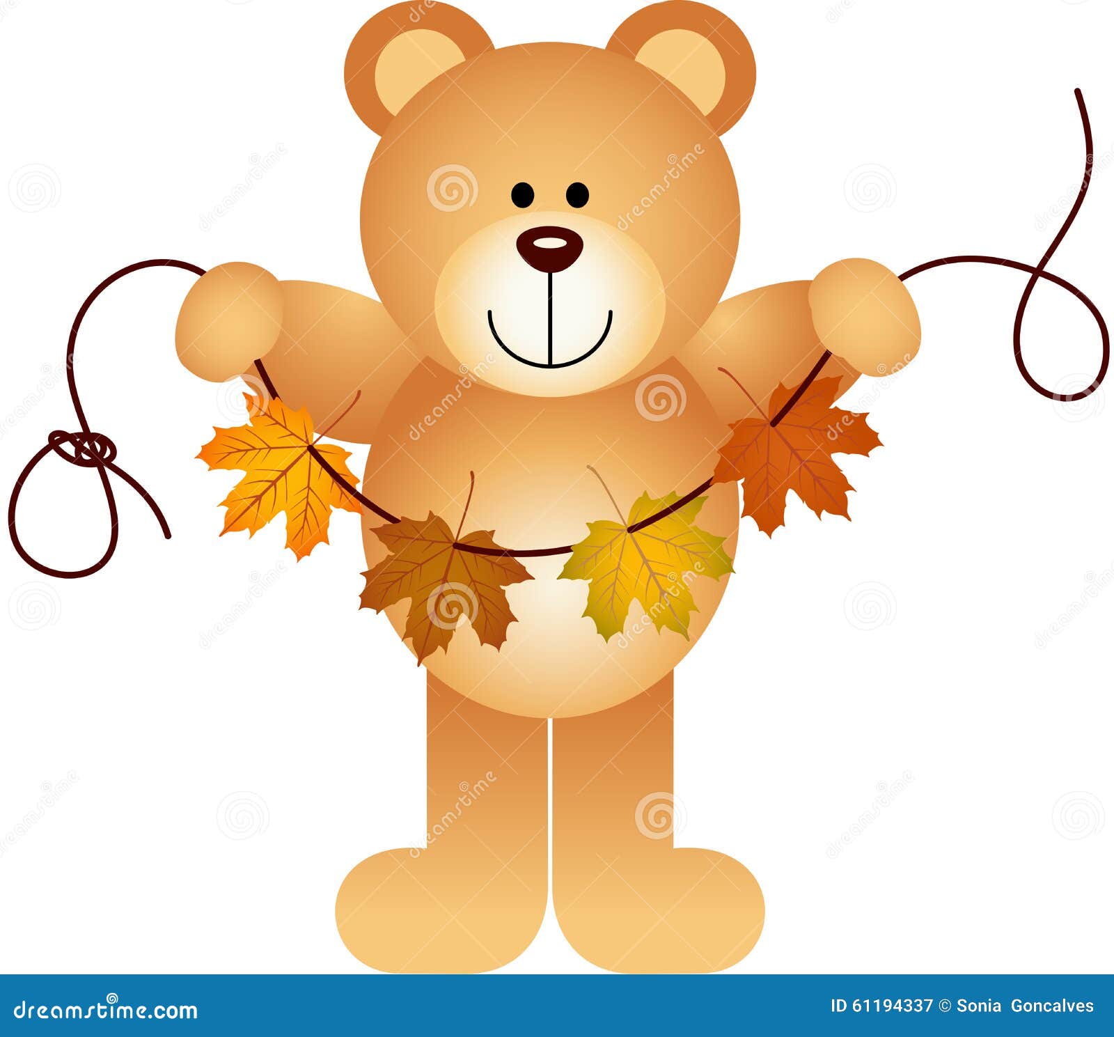 Yellow Bear Clipart