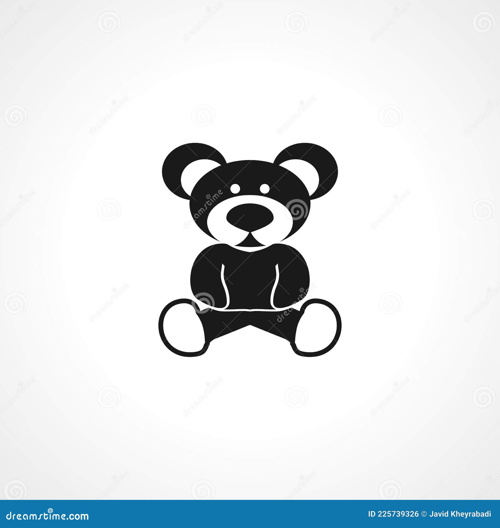 Teddy Bear Icon. Teddy Bear Vector Icon. Teddy Bear Isolated Ico Stock ...