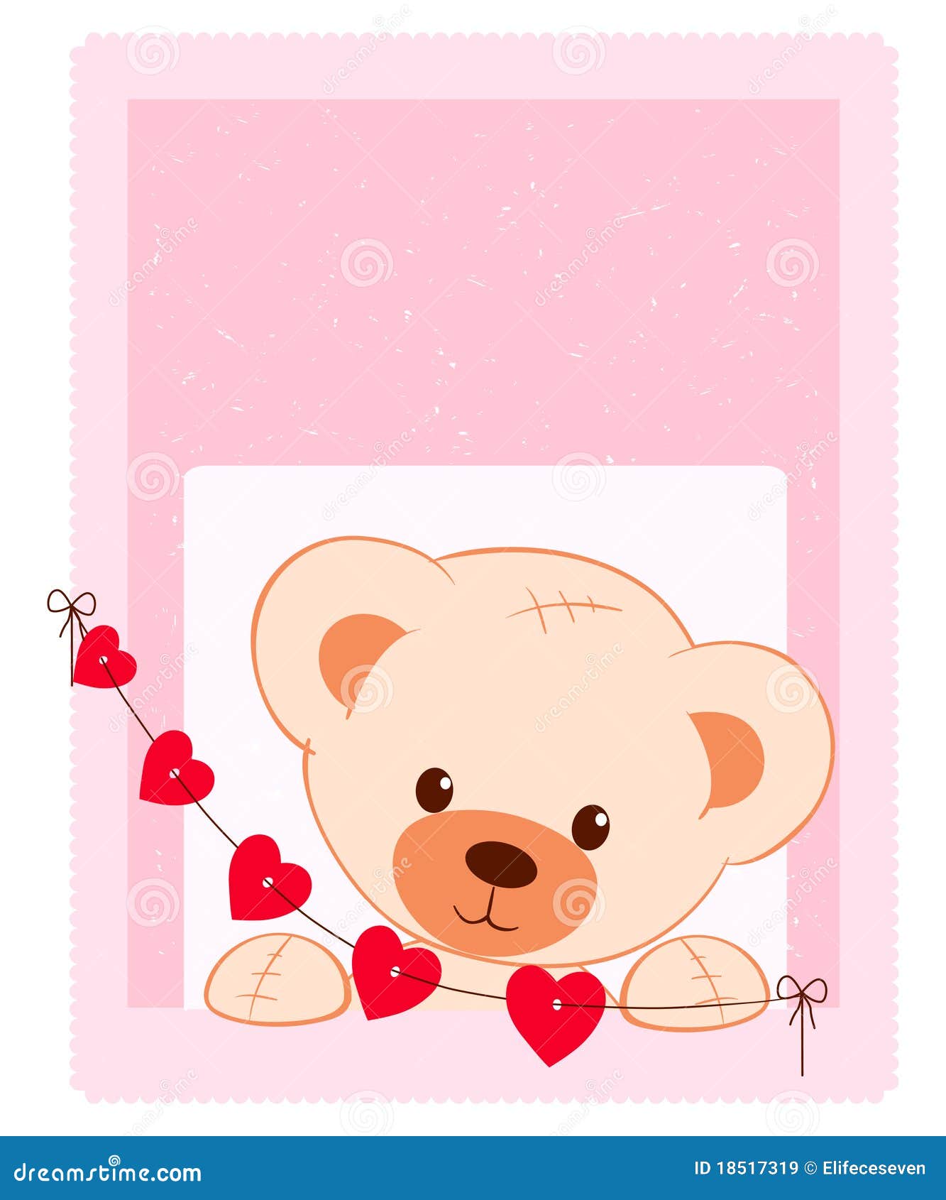 Teddy bear illustration stock vector. Illustration of welcome - 18517319