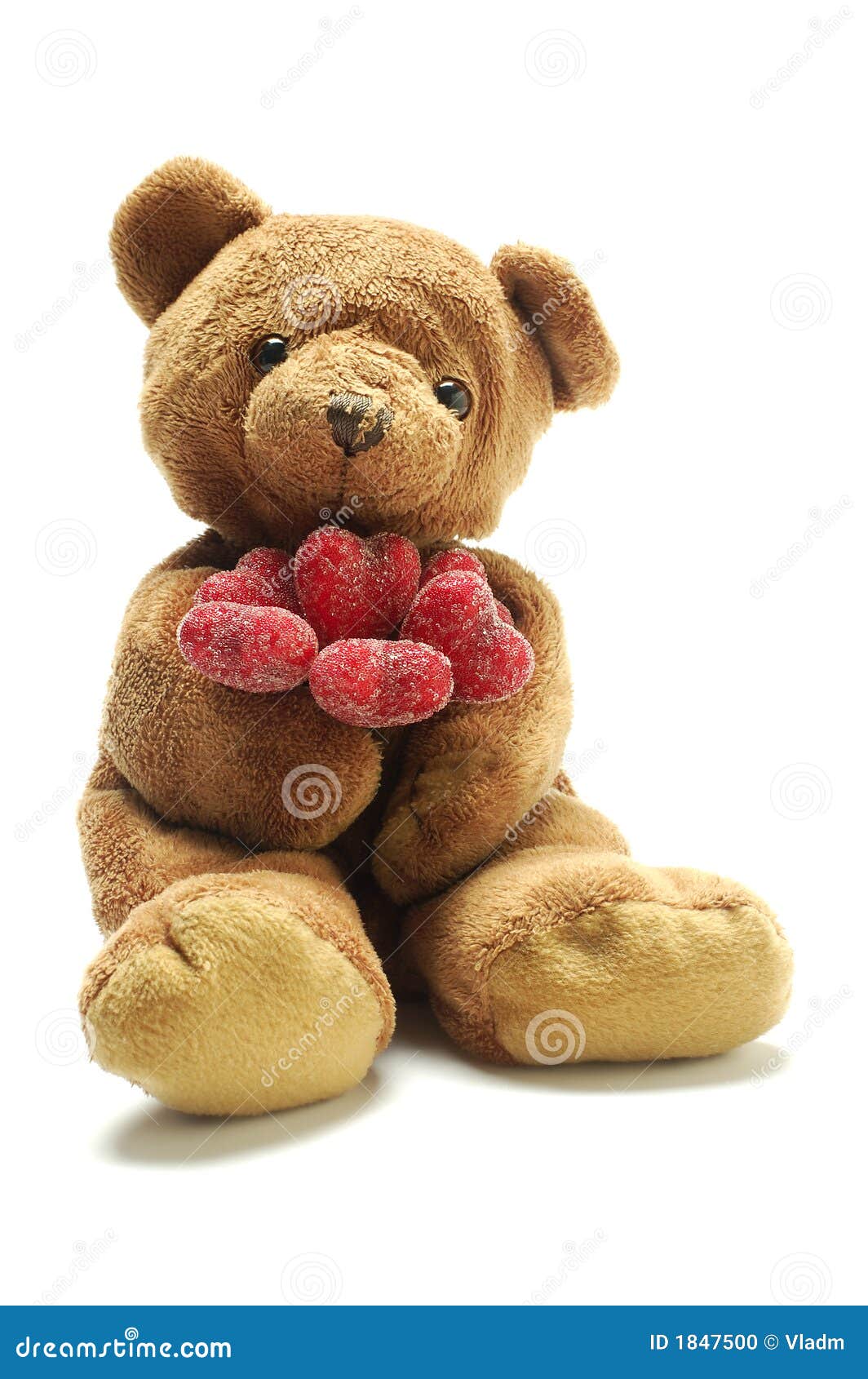 Teddy bear in love stock photo. Image of brown, sweet - 1847500
