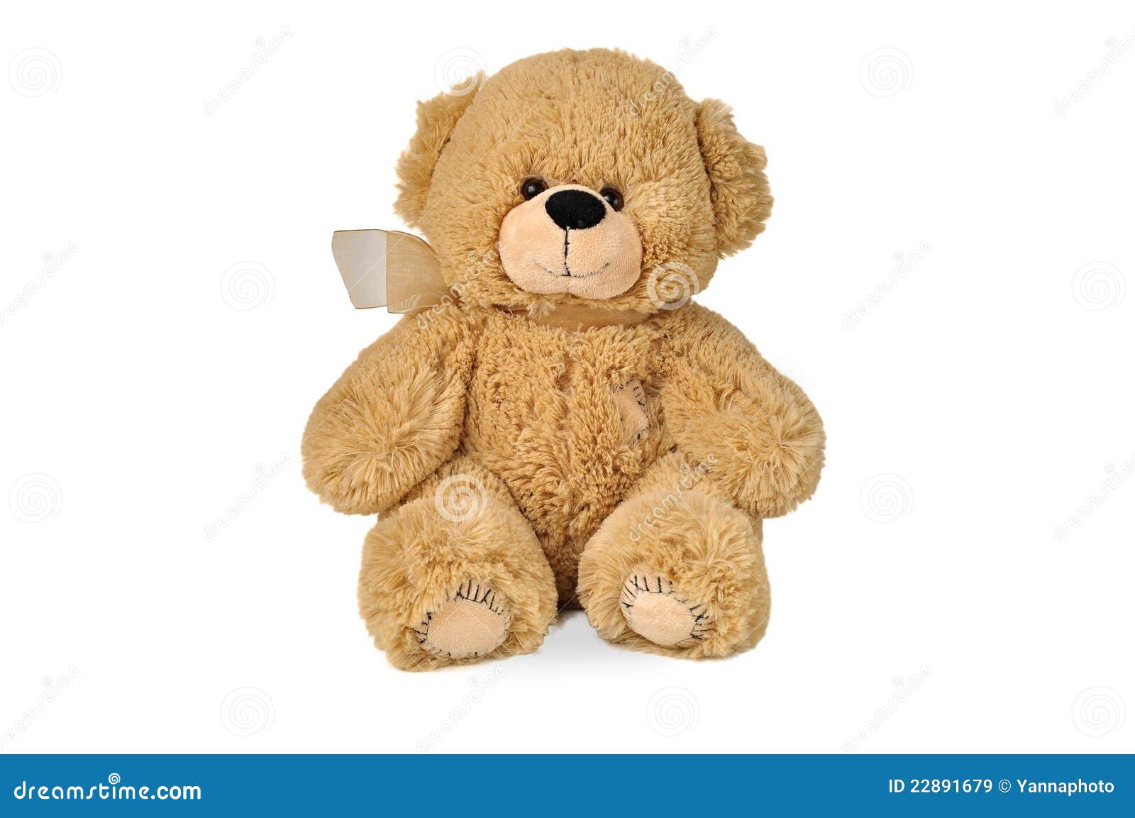 Teddy bear with patches stock image. Image of teddy, friend - 22891679